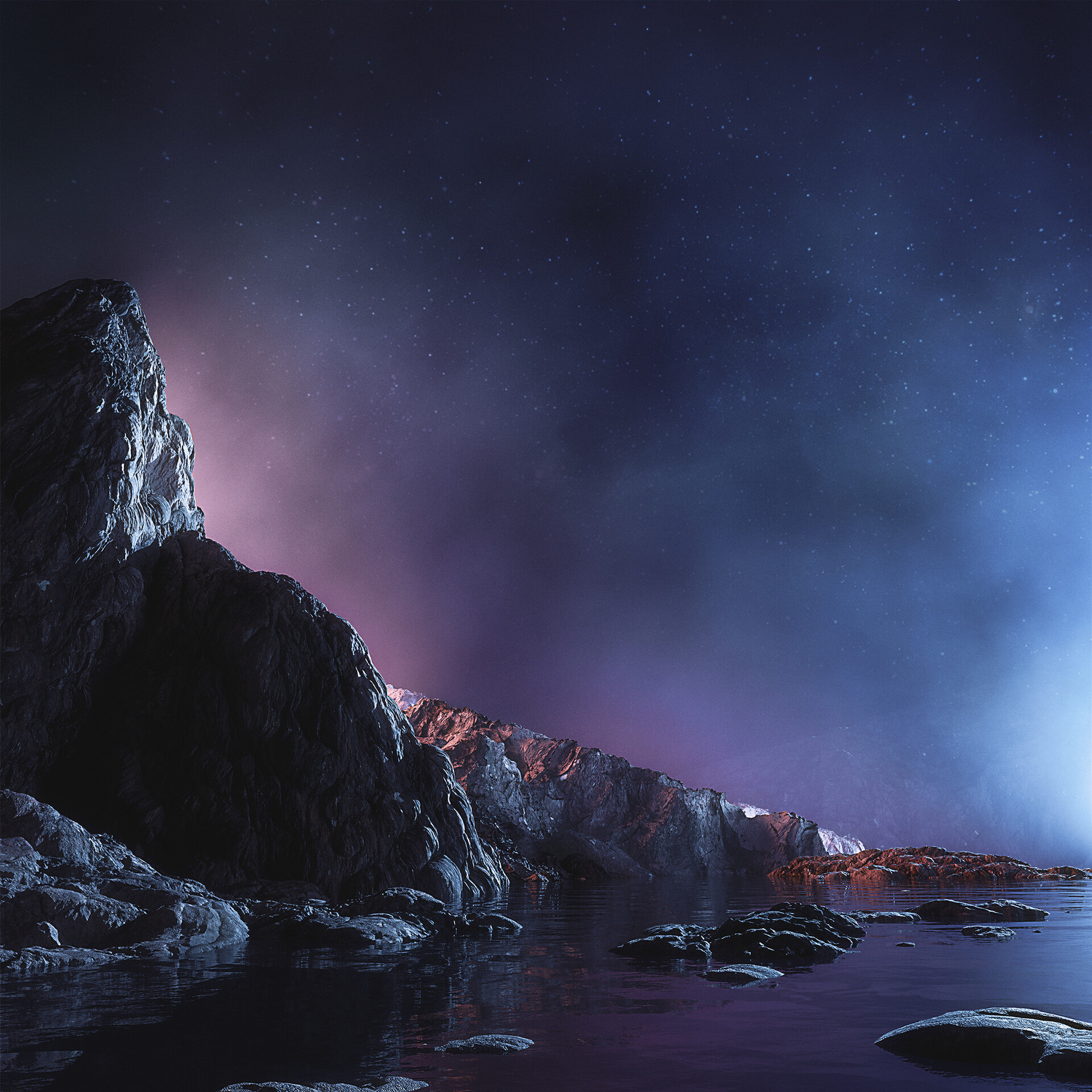 ArtStation - Rocky environment