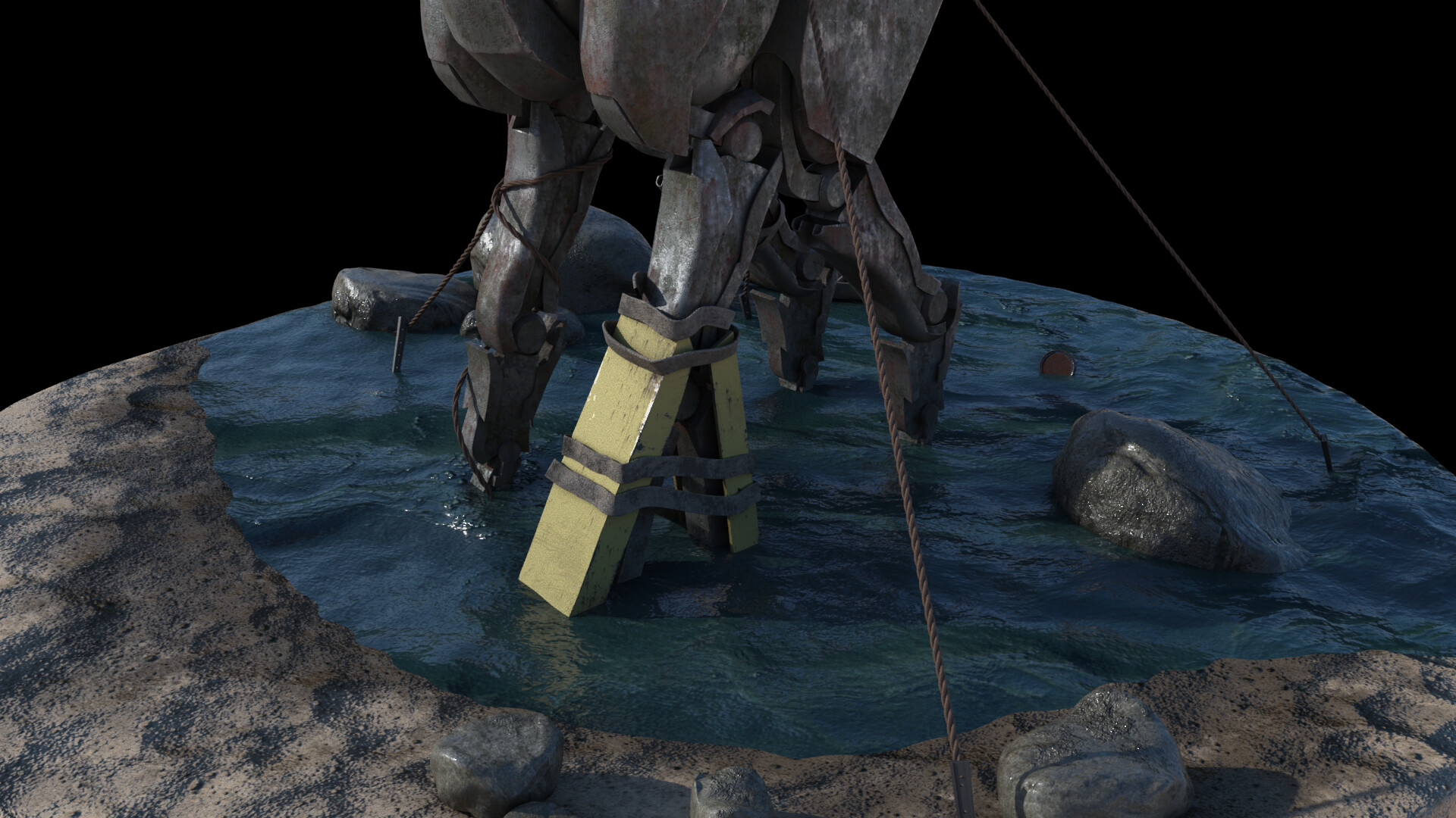 Rodrigo Sánchez - Diorama Long Neck - Horizon Zero Dawn