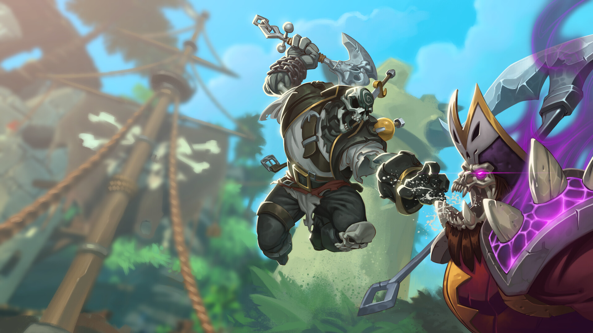 ArtStation - DD2 Barbarian Battles Captain Dreadbones