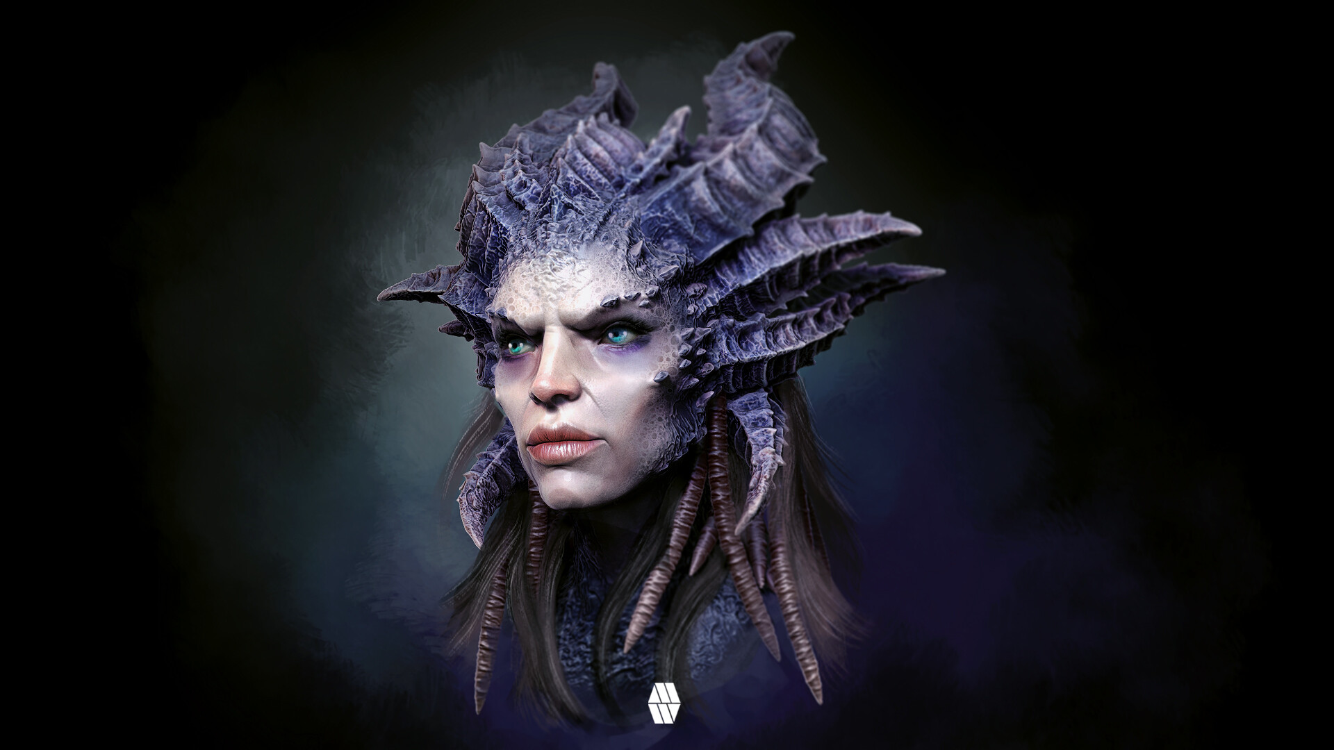 ArtStation - Demon Bust Concept - Personal Project.