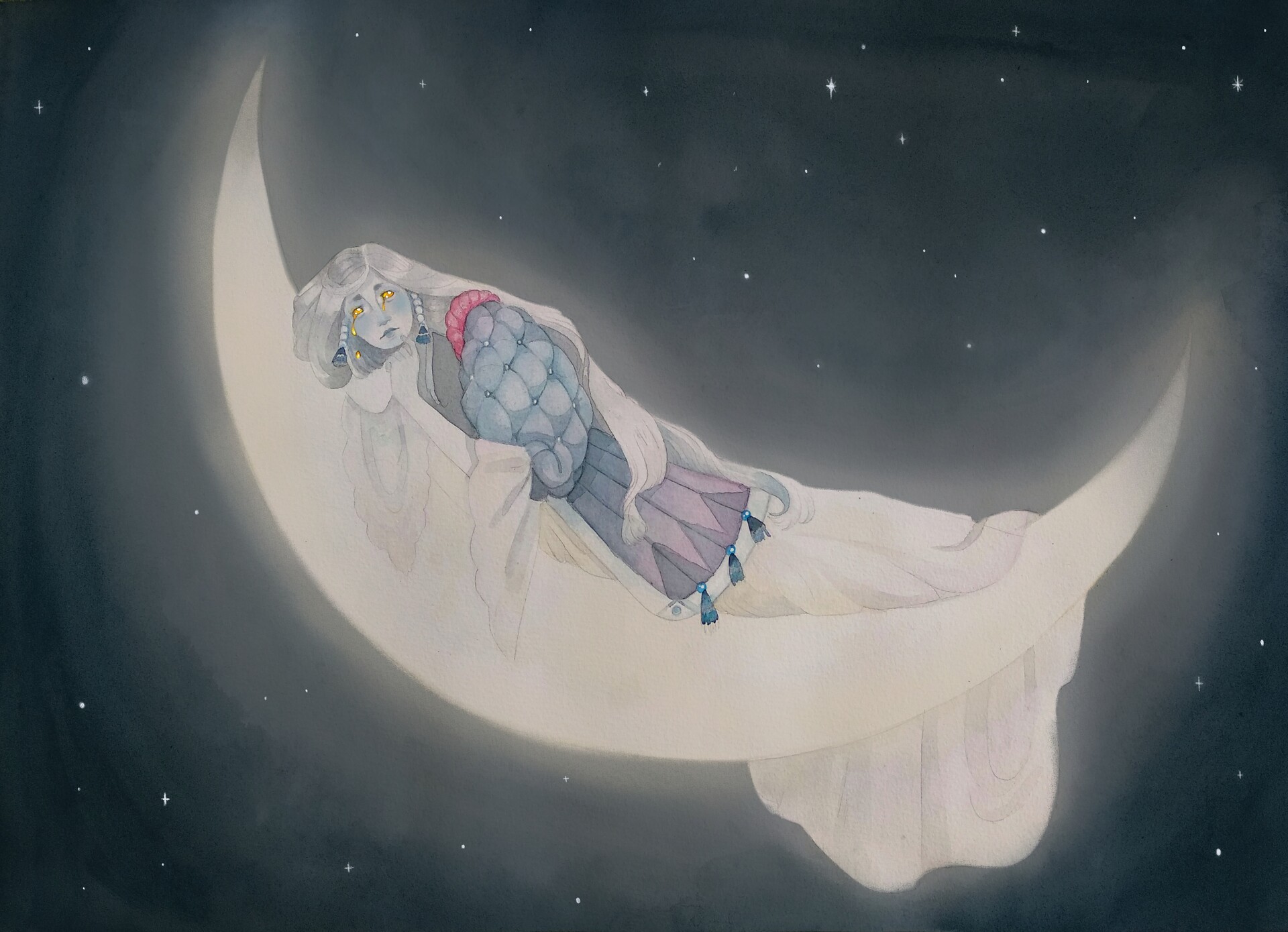 ArtStation - Crying Moon
