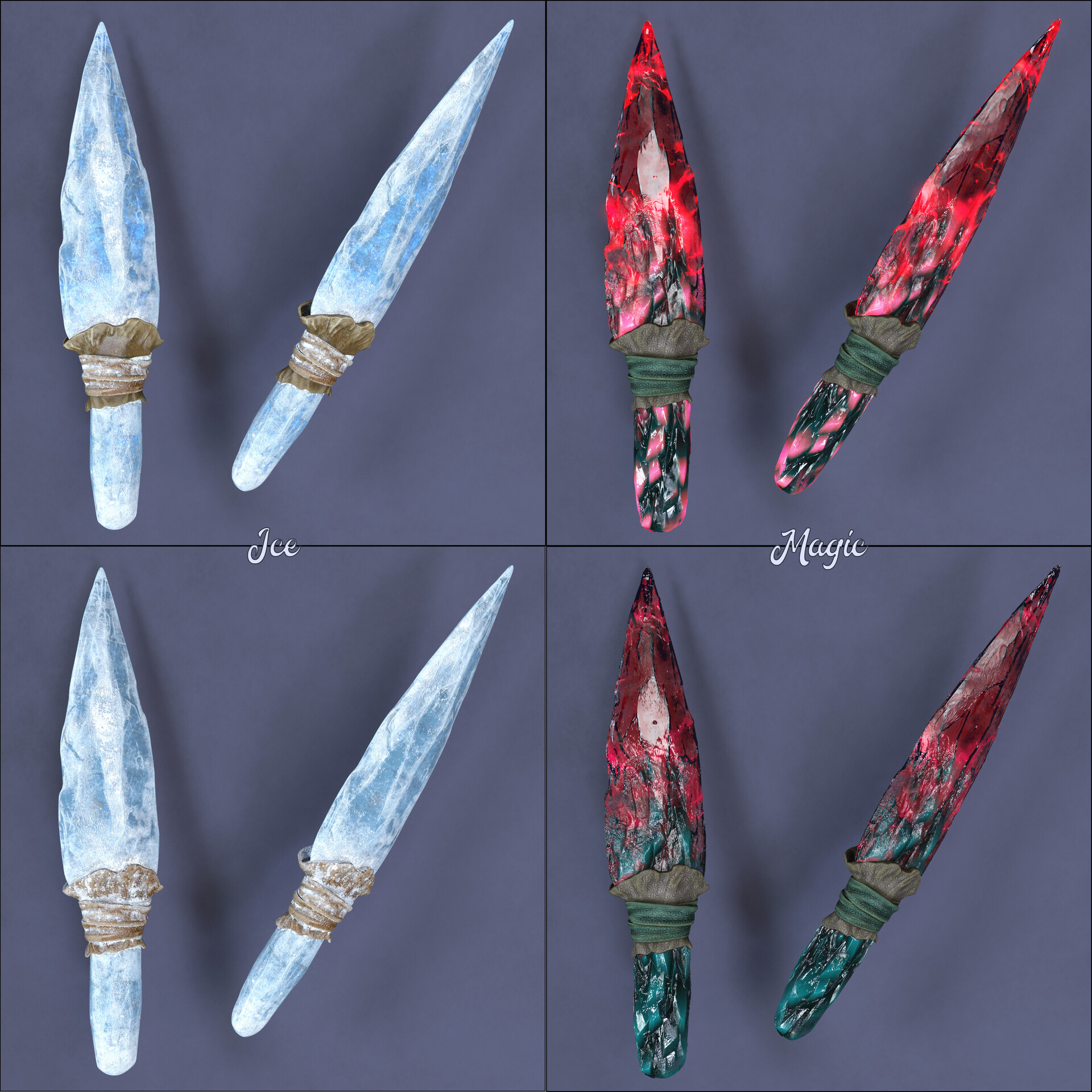 Aeon Soul - Aki Tribe Weapons