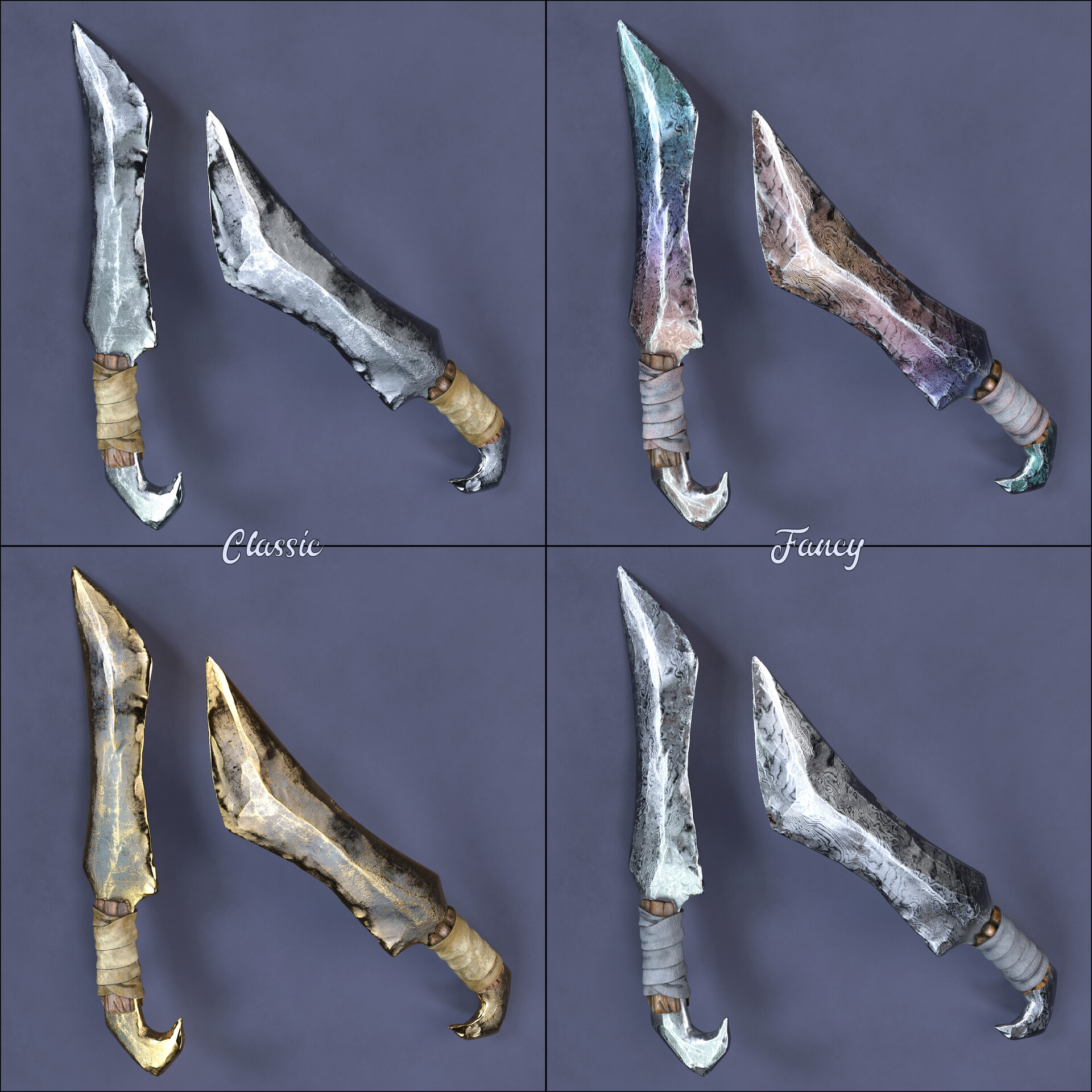 Aeon Soul - Aki Tribe Weapons