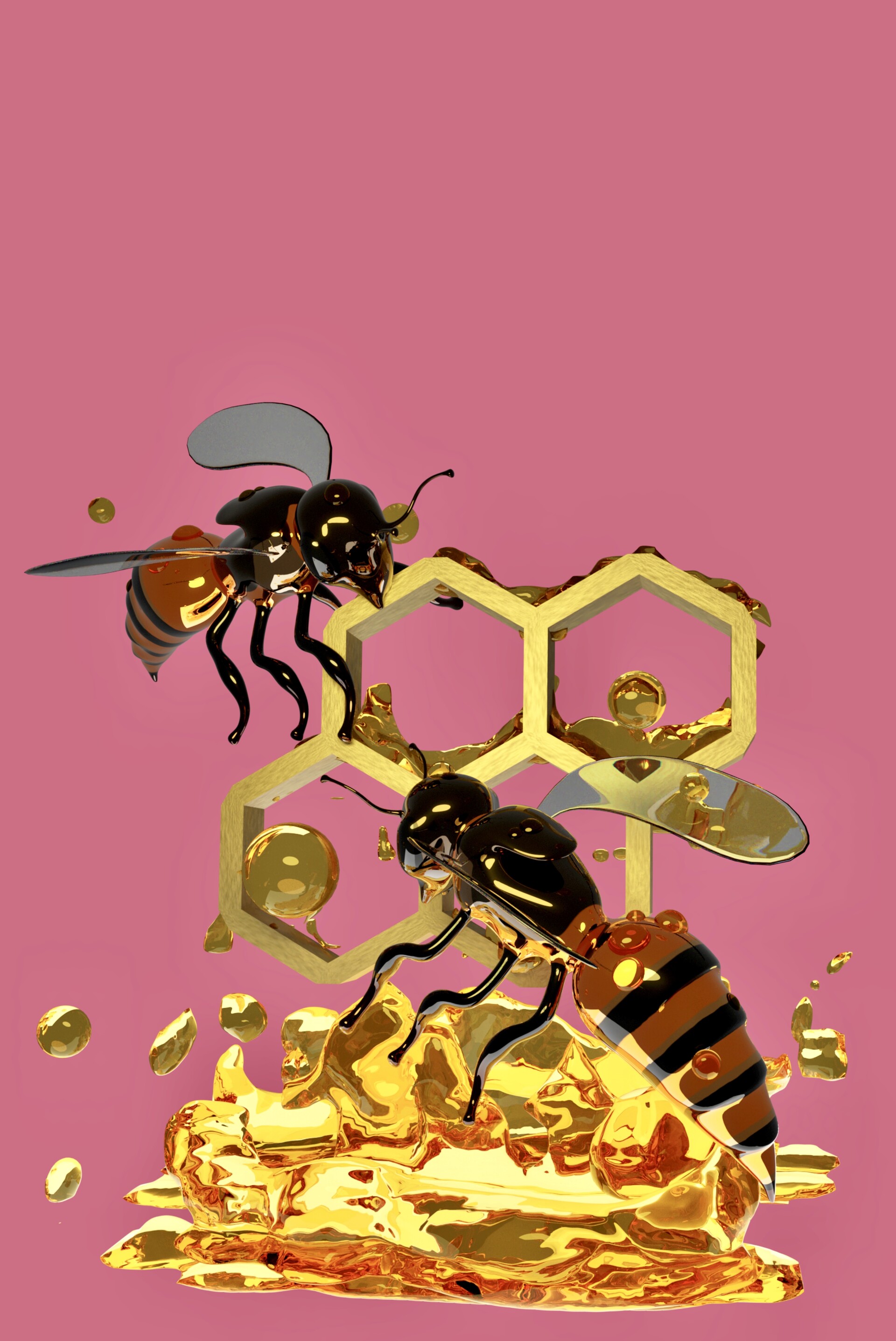 ArtStation - Bee Hive