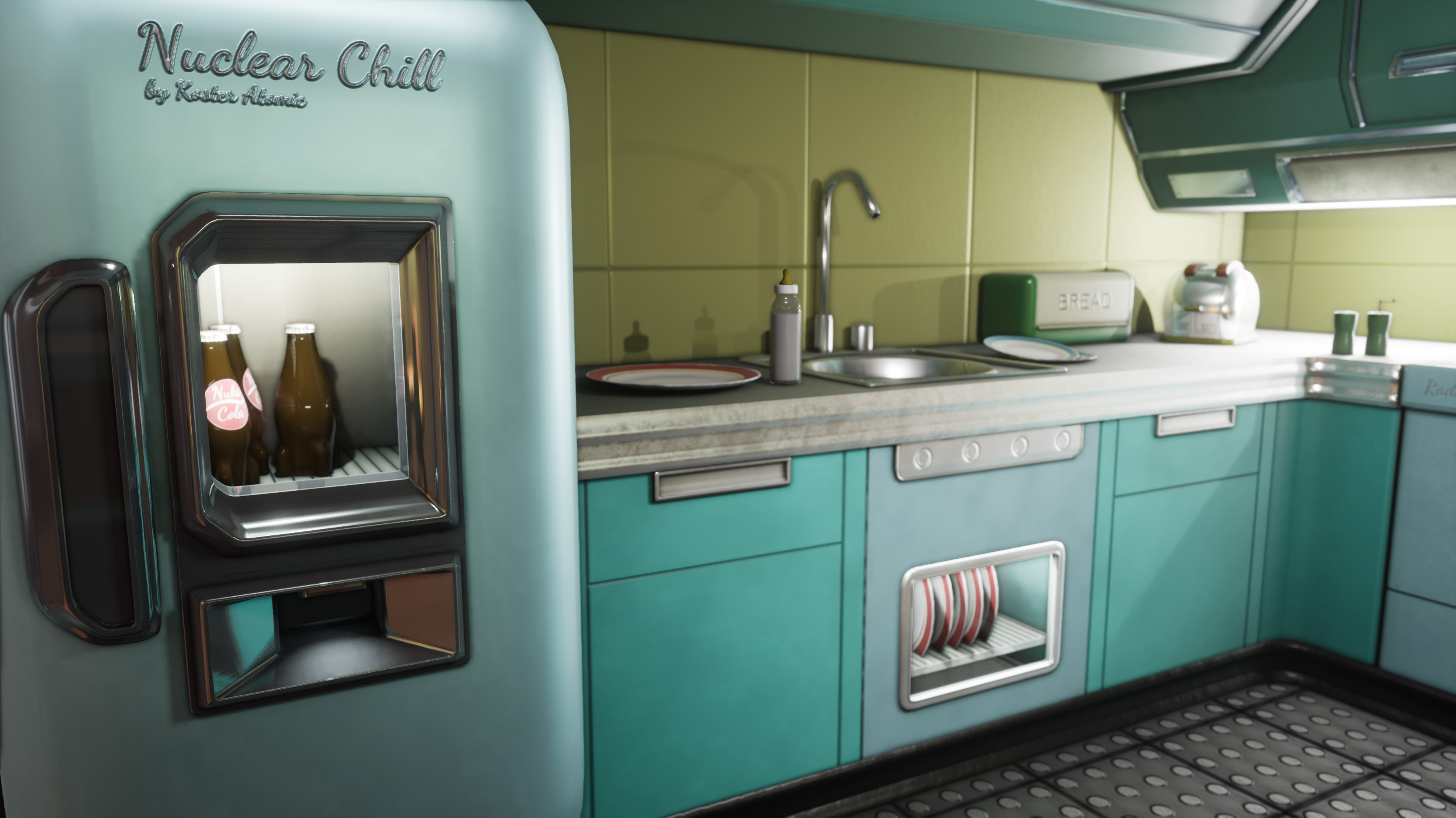 Christopher Fisher - Fallout 4 kitchen