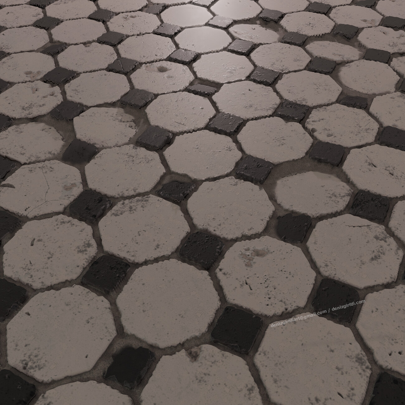 substance designer hexagon pattern