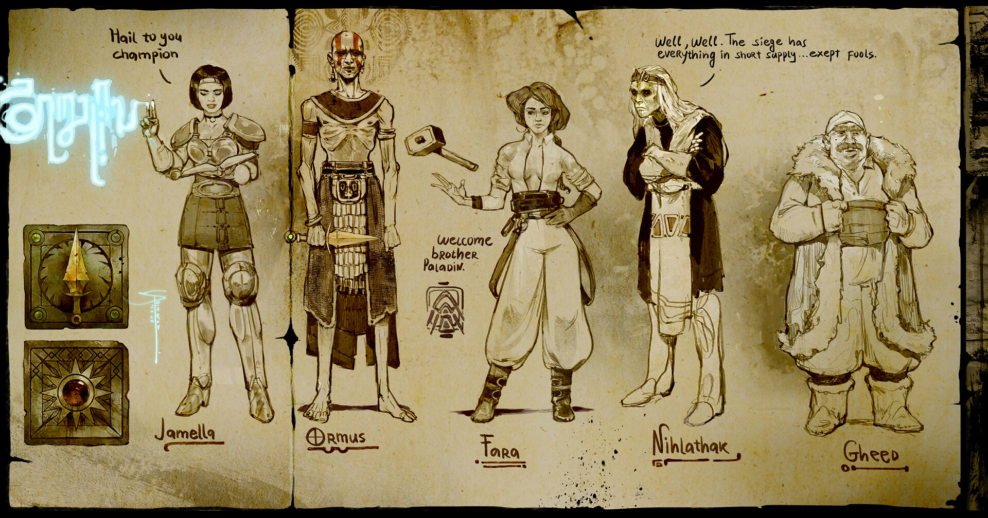 ArtStation - Diablo 2 NPC fan art