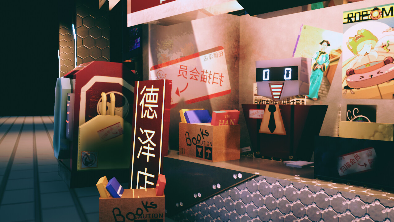 ArtStation - Stylized Subway Station