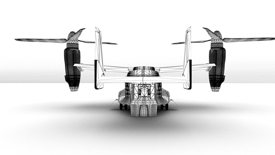 Matthew Hart - Bell Boeing V22 Osprey (High Poly)