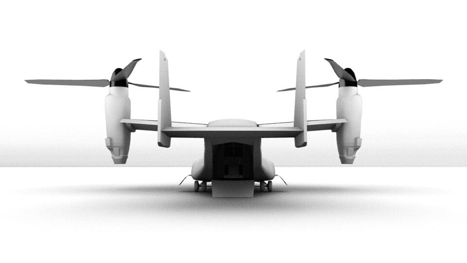 Matthew Hart - Bell Boeing V22 Osprey (High Poly)