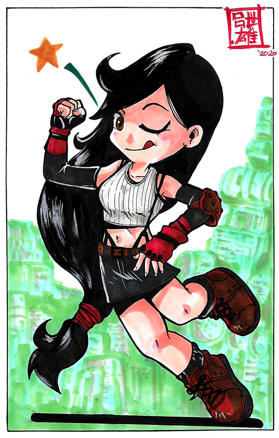 ArtStation - Here's Tifa