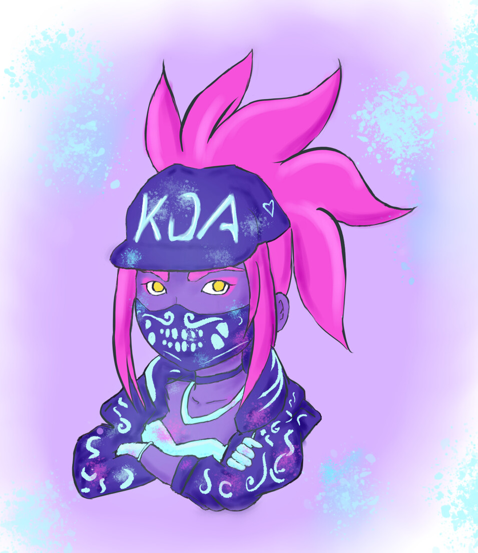 ArtStation - Akali KDA mini