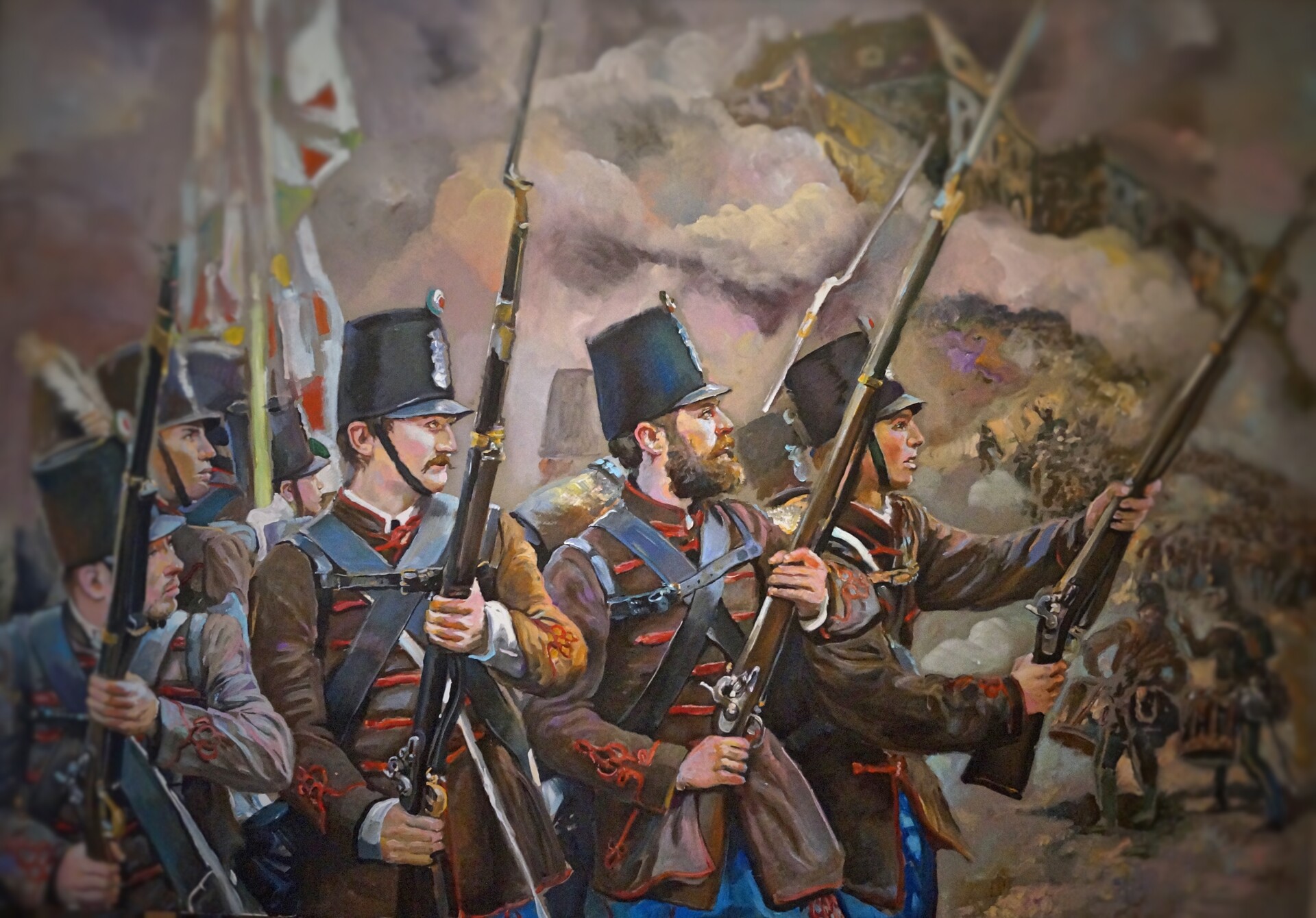 ArtStation - Siege of Buda castel 1849