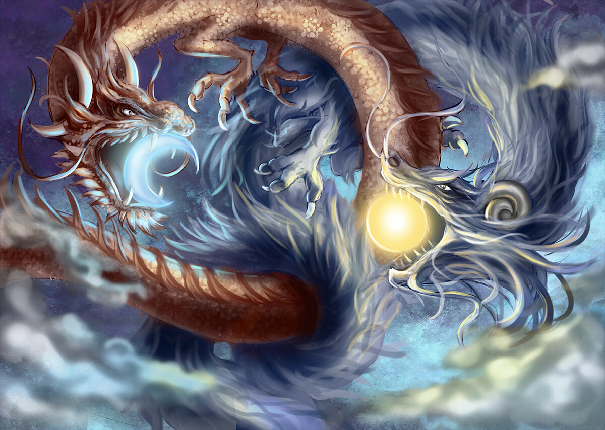 ArtStation - Sun and Moon