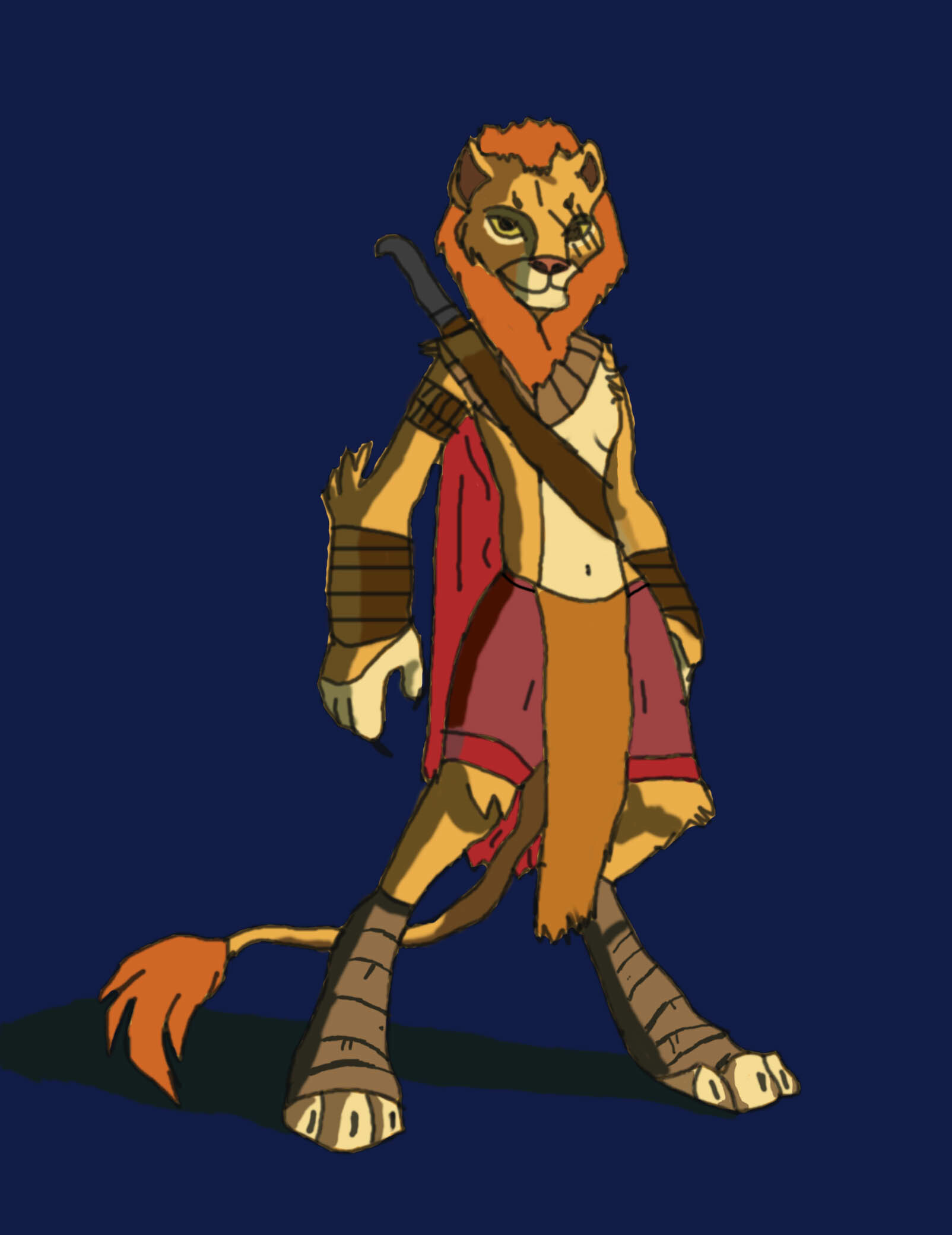 ArtStation - LION WARRIOR