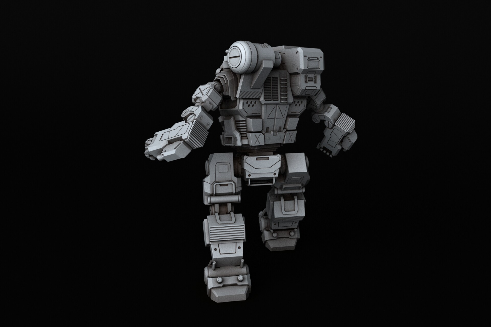 Aleksandr Ivanov - BATTLETECH Hunchback HBK-4G 3D print model