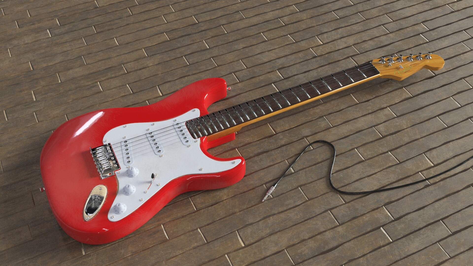 ArtStation - Guitar model