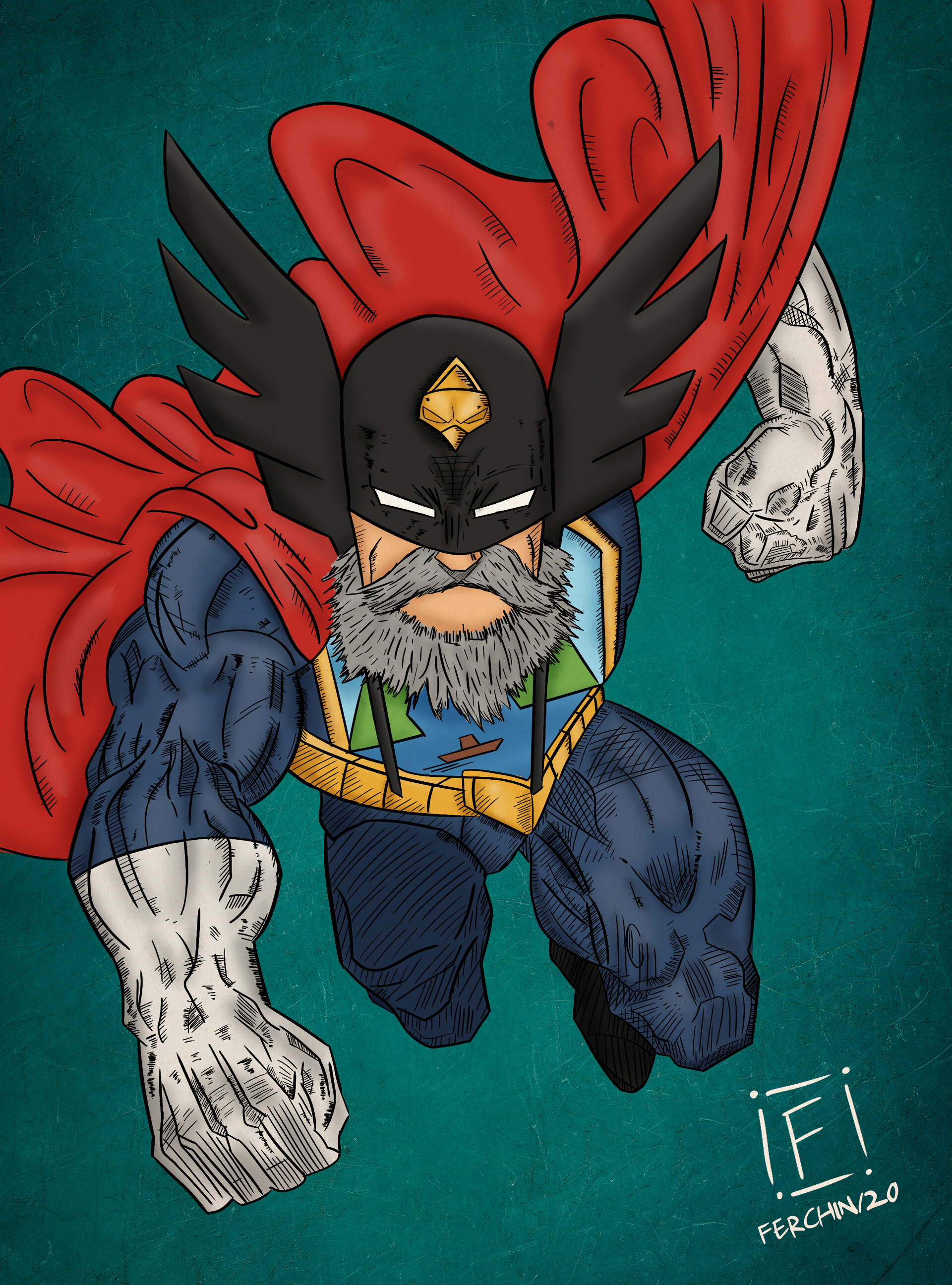 ArtStation - Capitan Escudo Fan Art