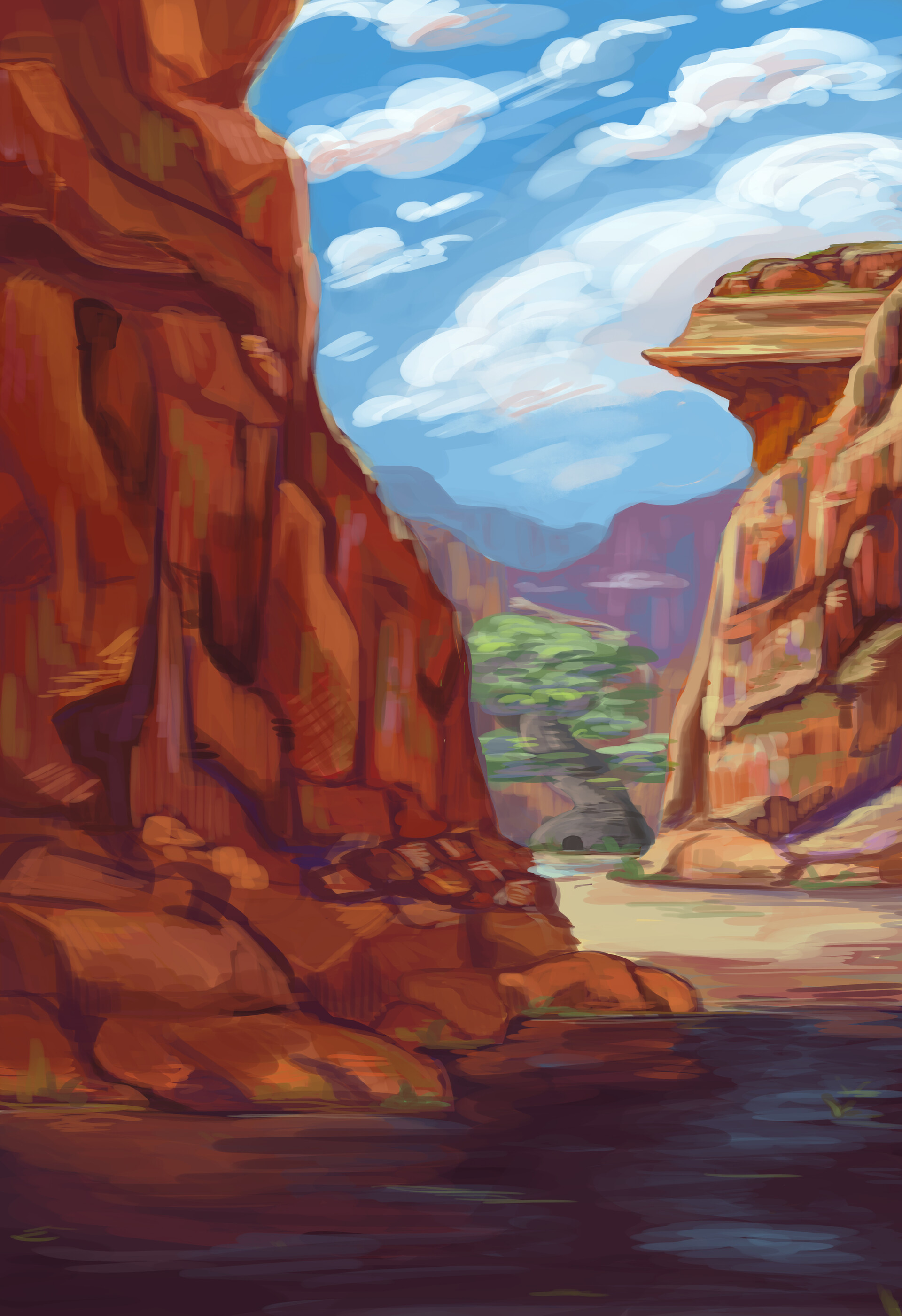 ArtStation - The Oasis Tree