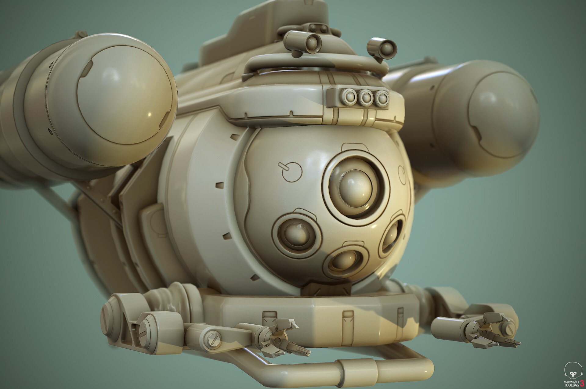 ArtStation - Submarine Modeling (wip)