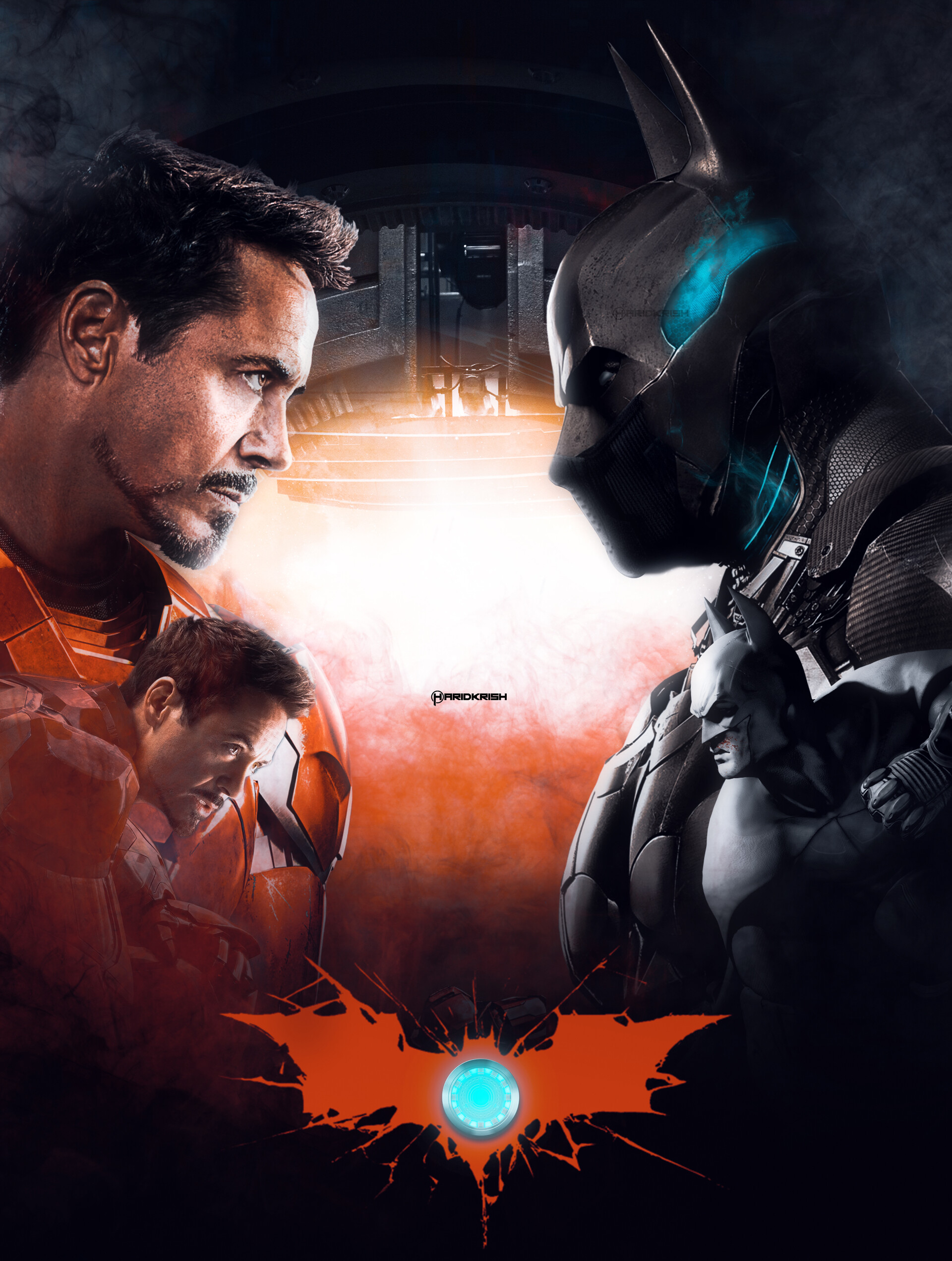 ArtStation - Ironman vs Batman