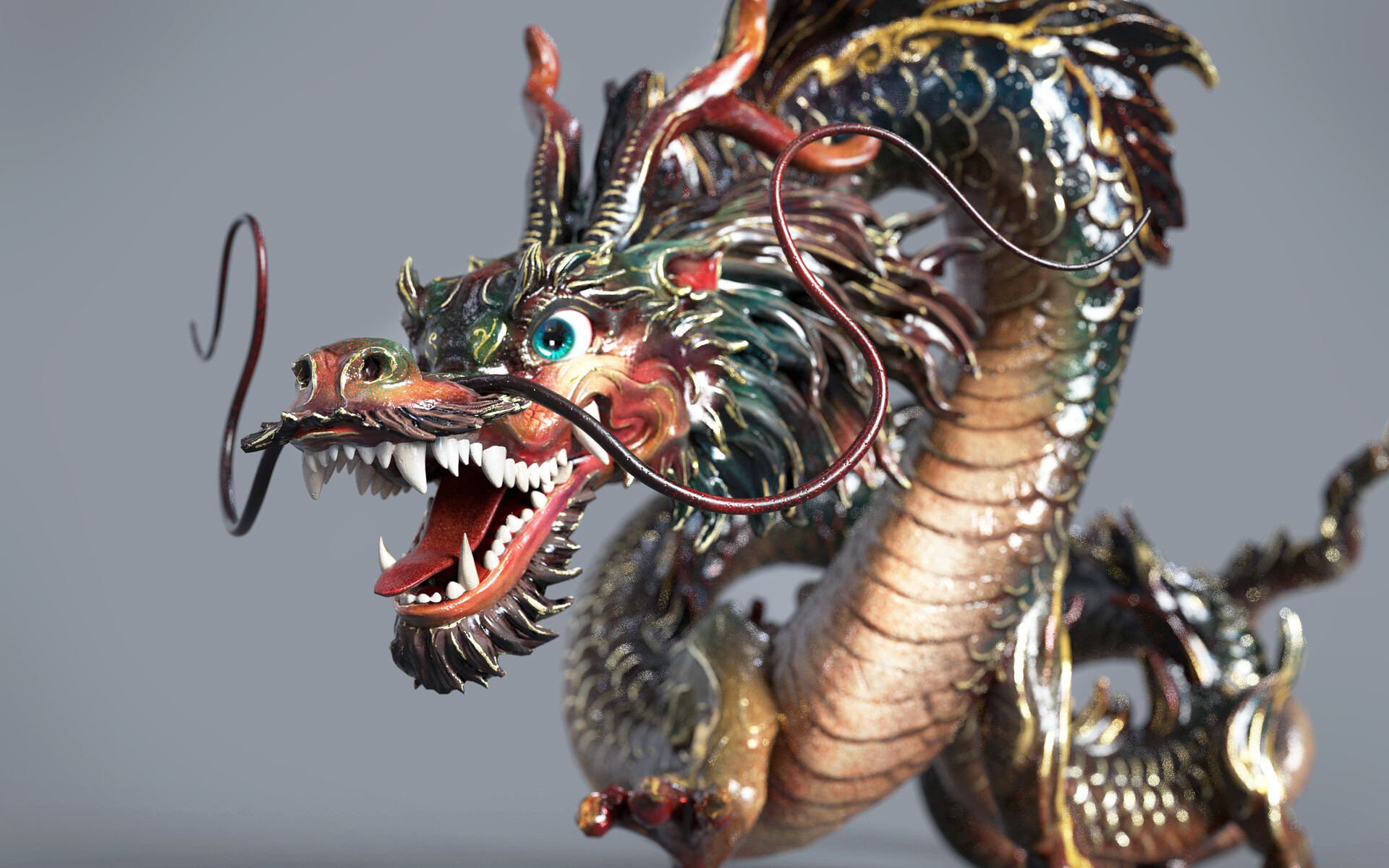 ArtStation - Asian dragon