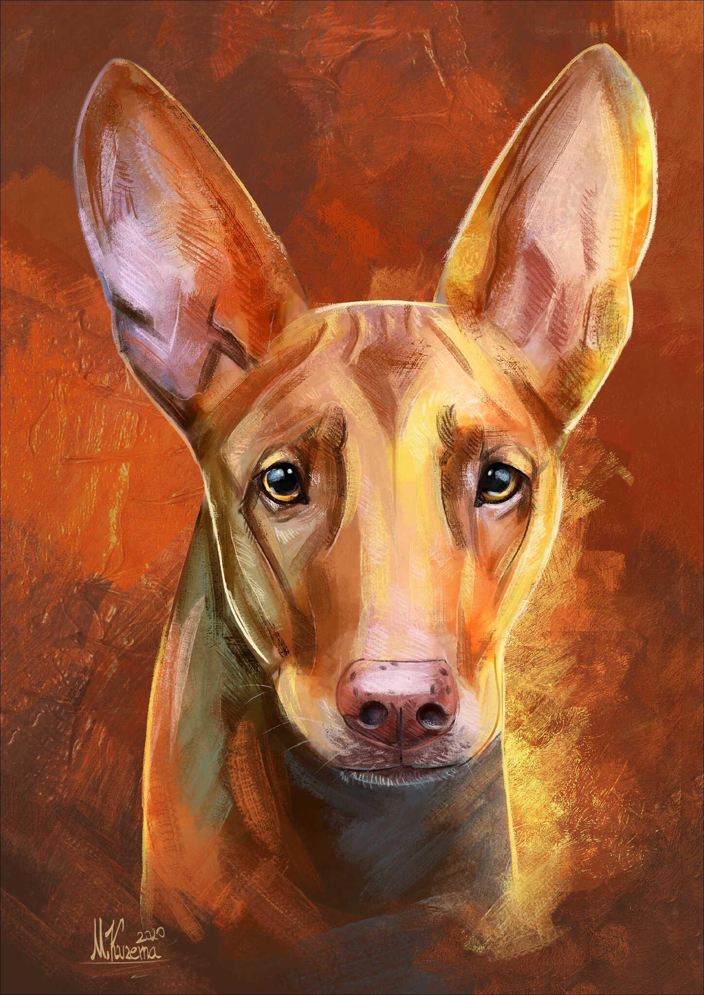 ArtStation - Pharaoh Hound kelb tal-Fenek
