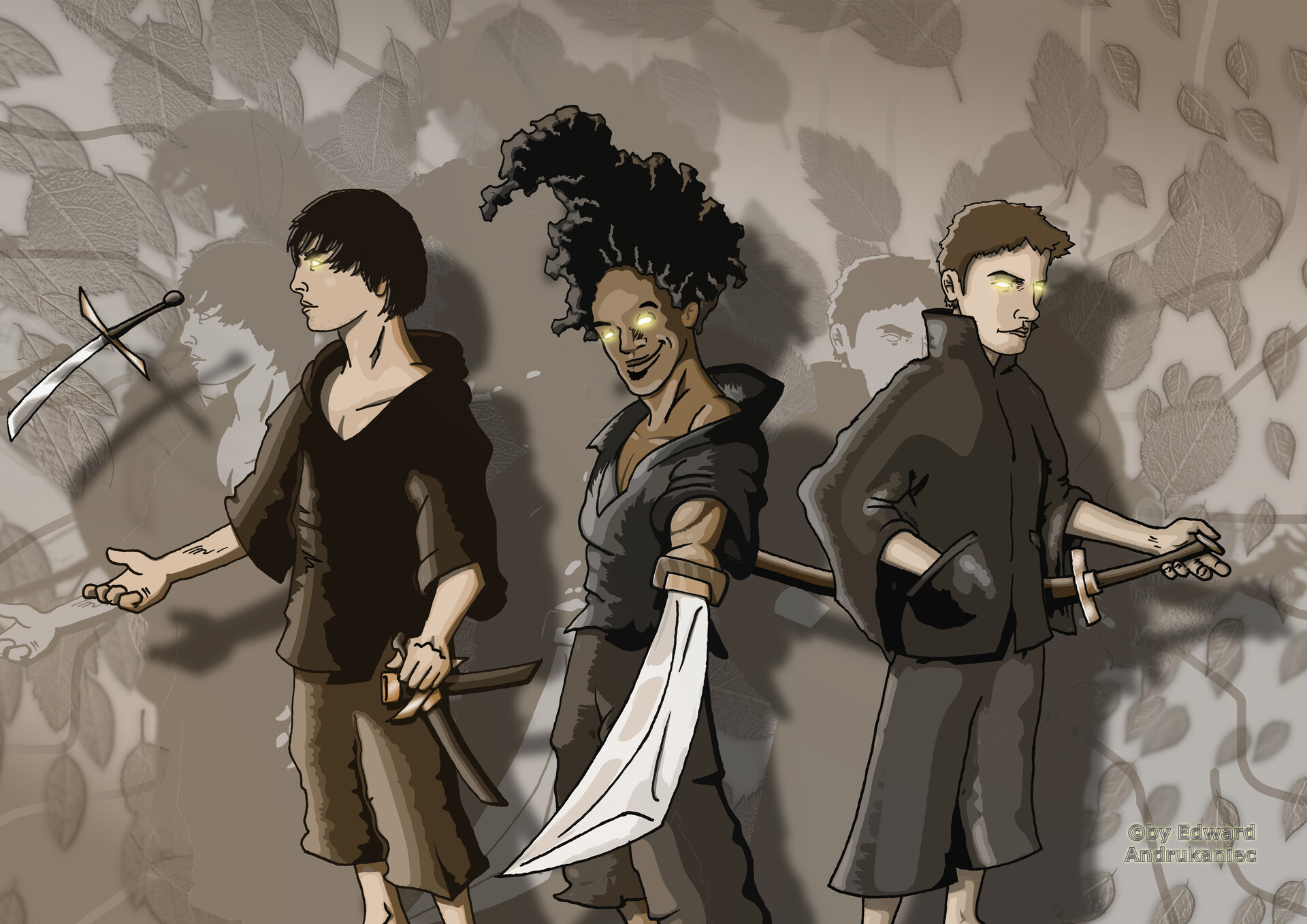 ArtStation - Three Samurais