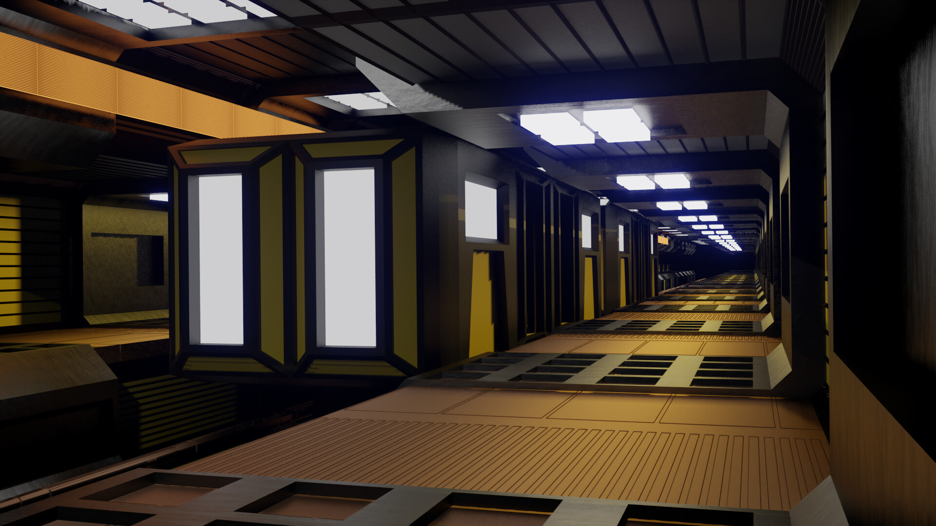 ArtStation - Sci Fi Train Station