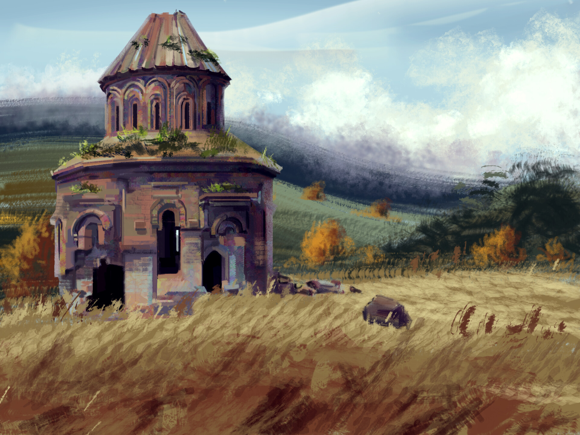 ArtStation - Landscape speedpaints