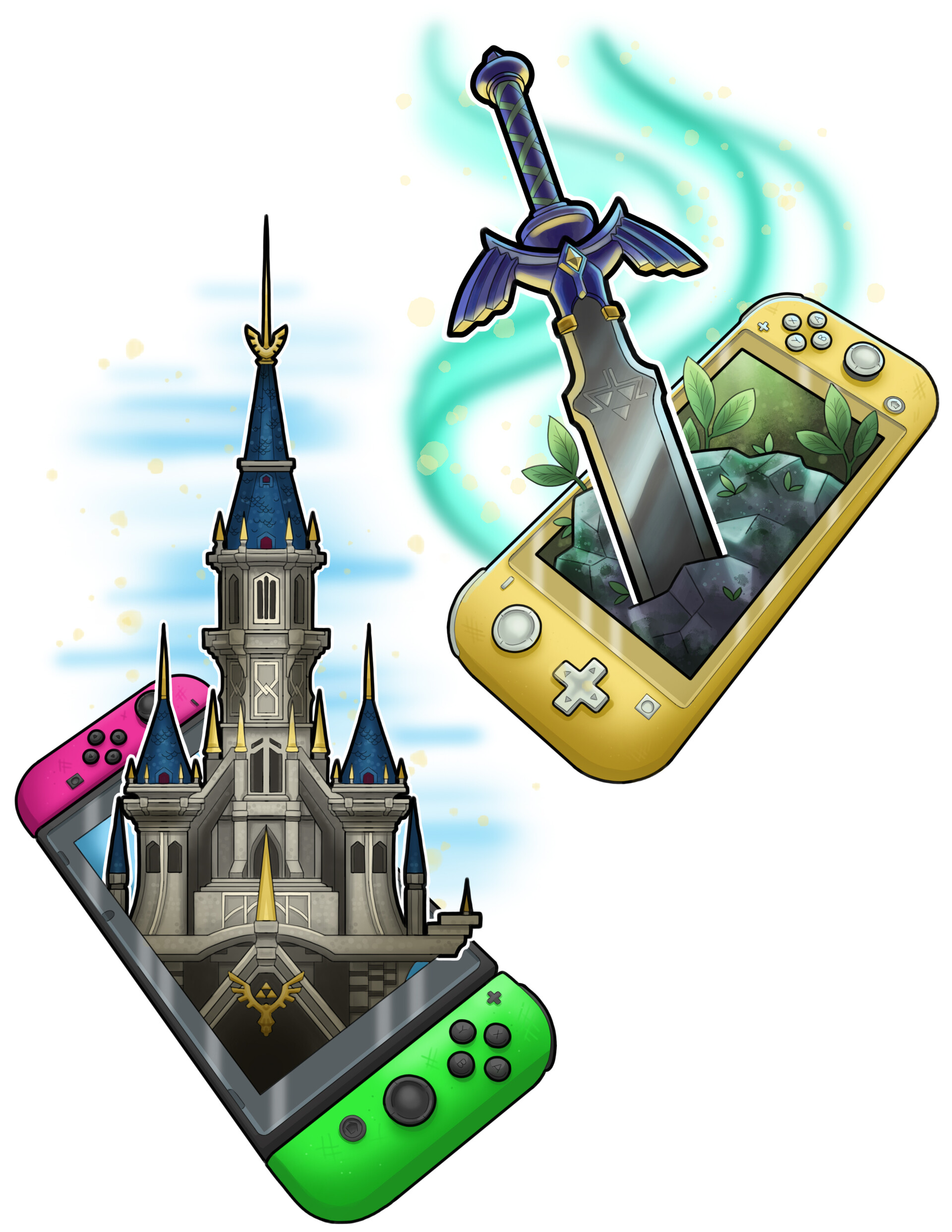 ArtStation - Nintendo Switch Flash Page