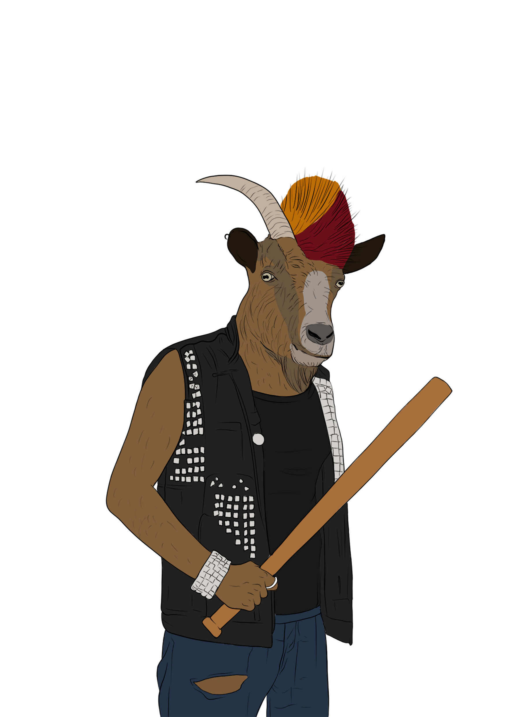 ArtStation - Punk goat