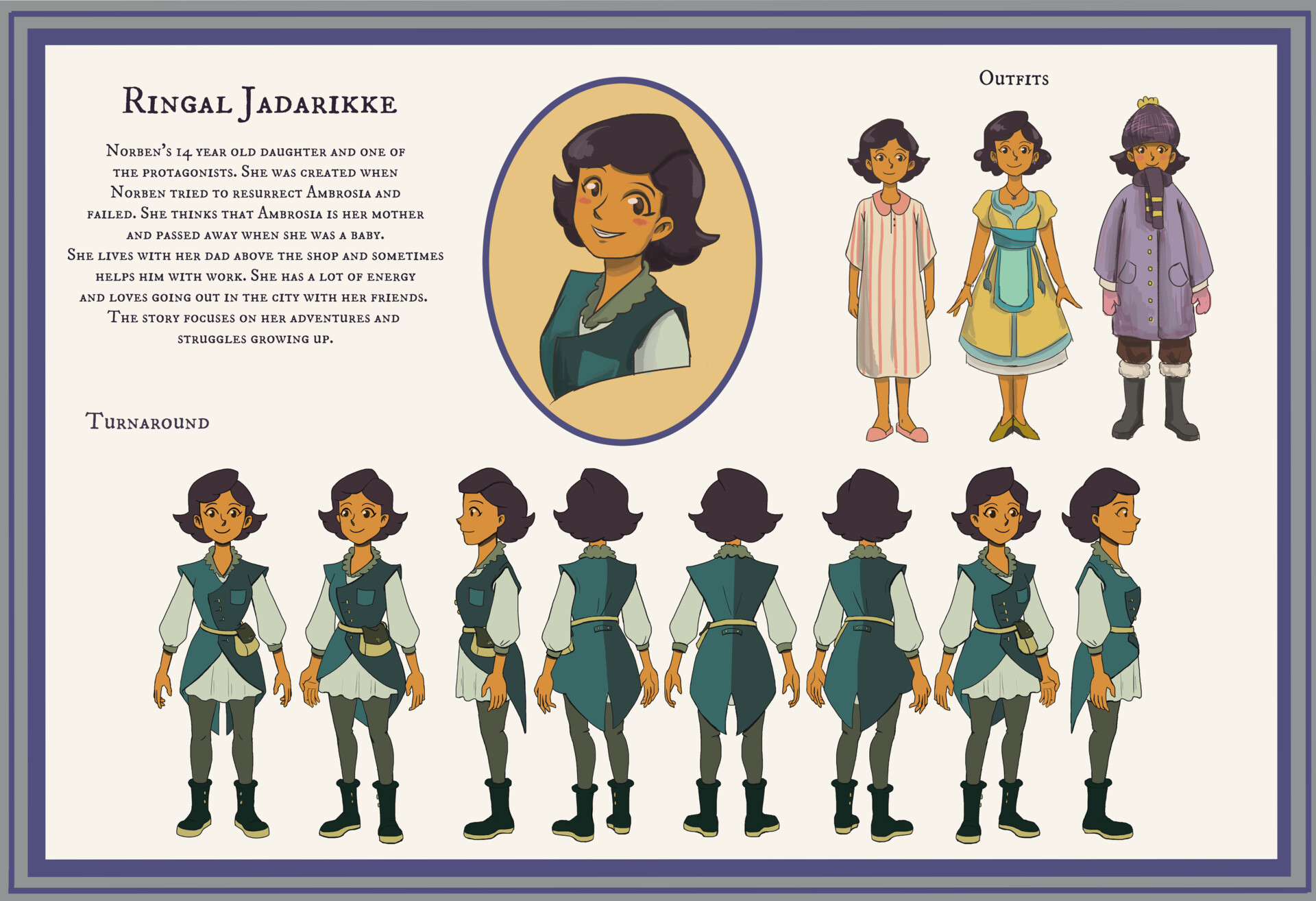 ArtStation - Ringal Character Sheet