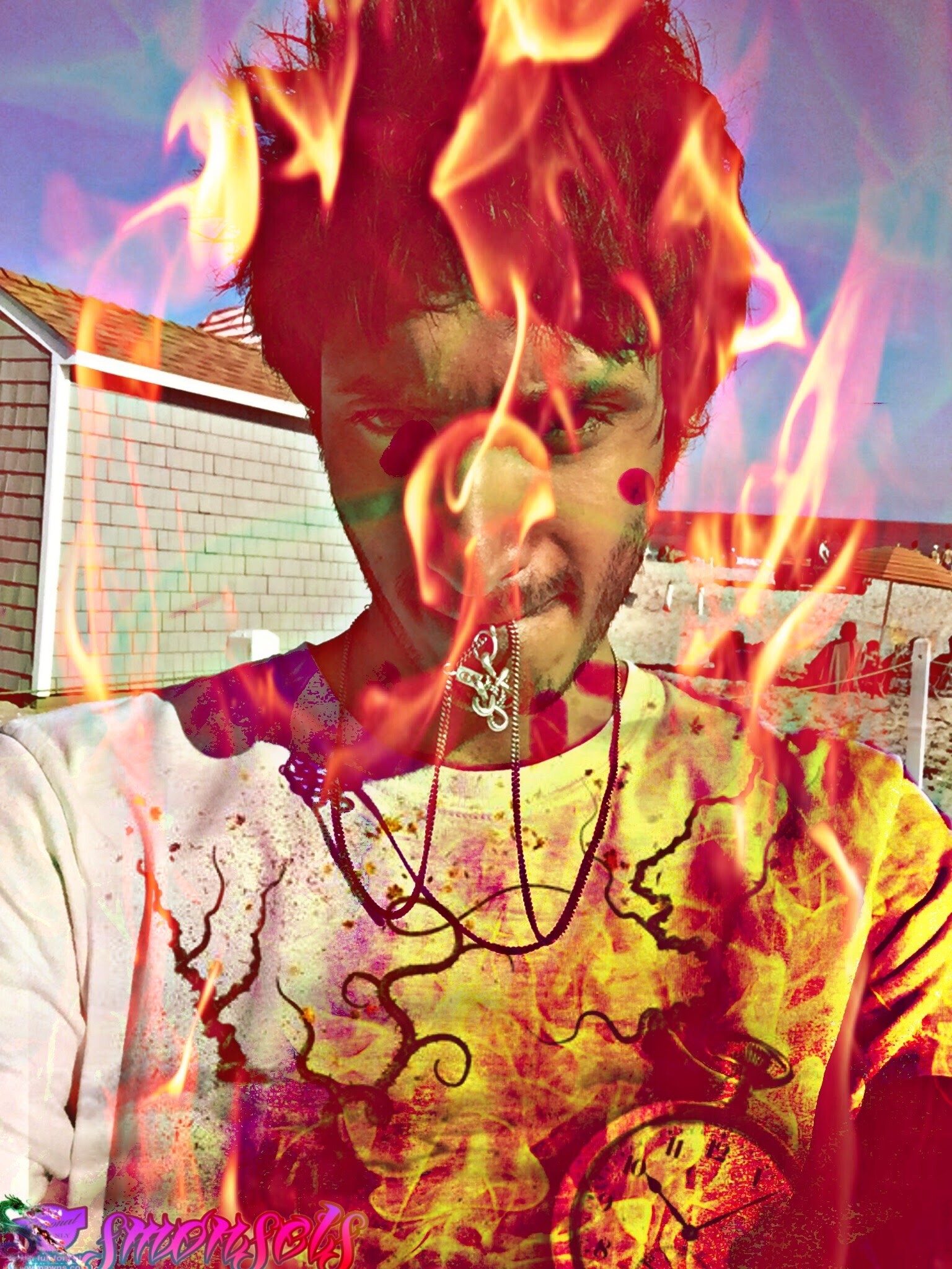 ArtStation - Seany - smonsels - Clock Black Vine - PicsArt