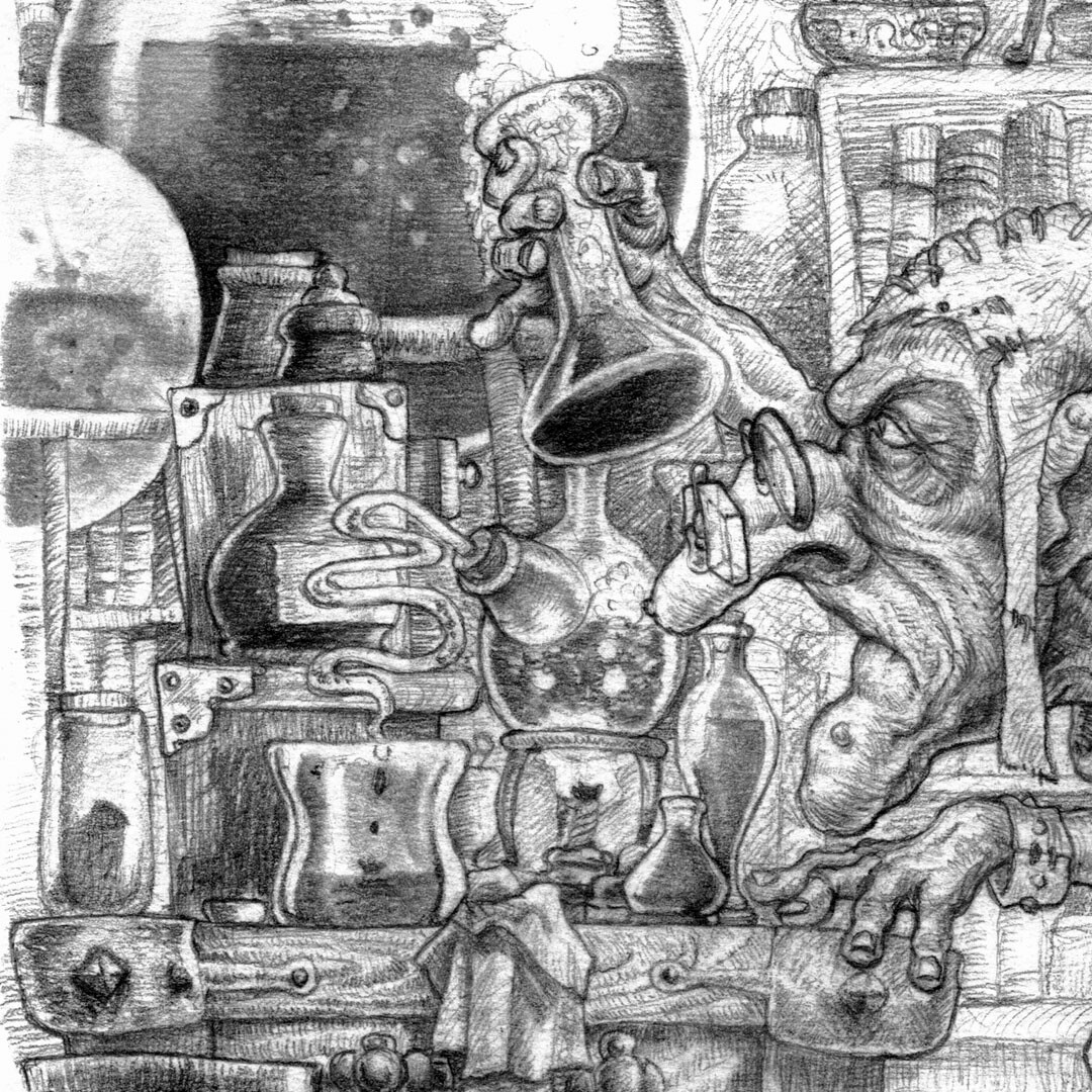 Pedro Morán - Alchemist laboratory