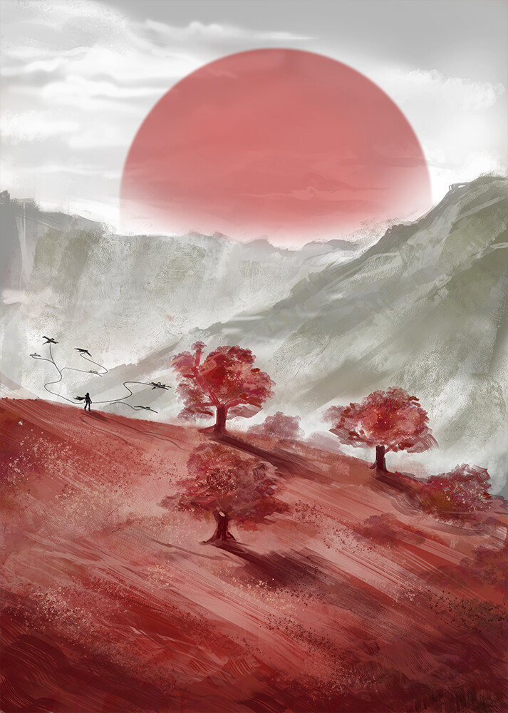 ArtStation - The Red Dawn