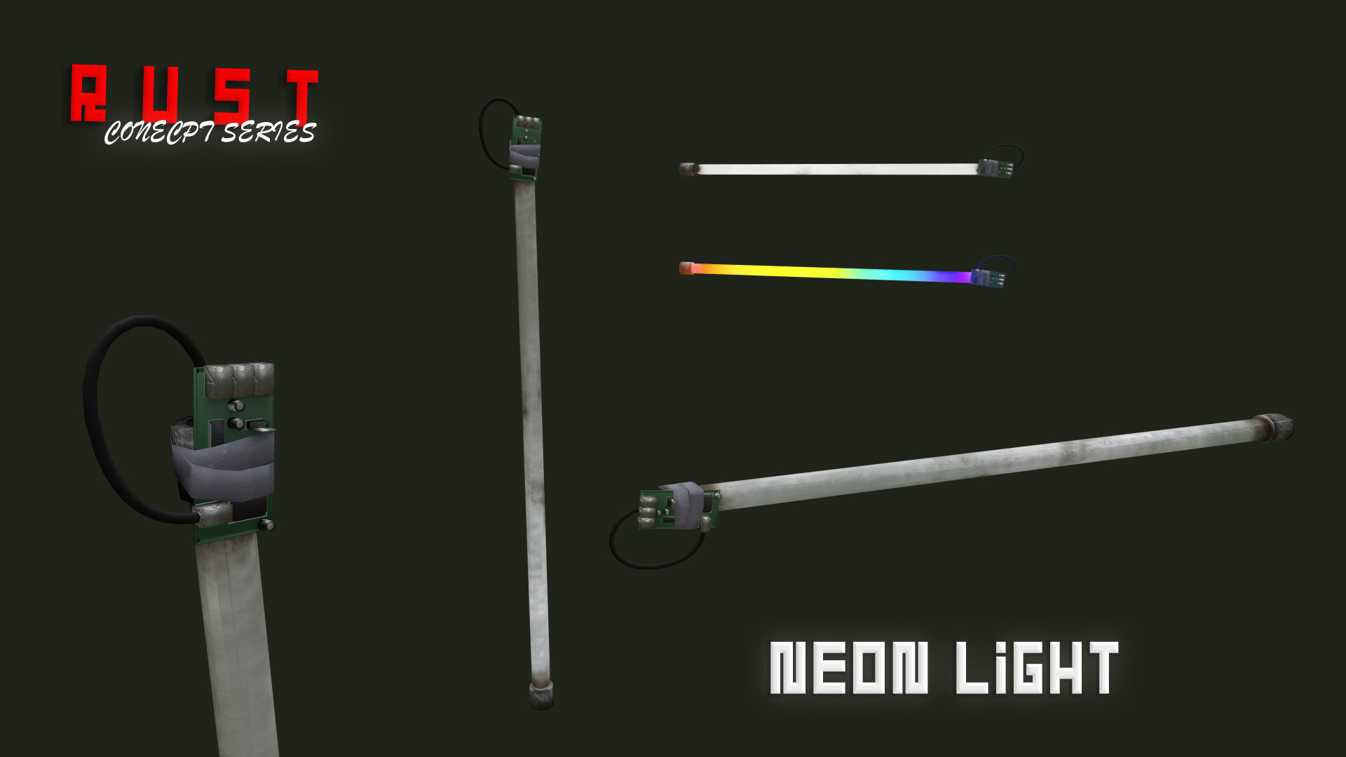 ArtStation - Rust(Concept ideas): Neon light