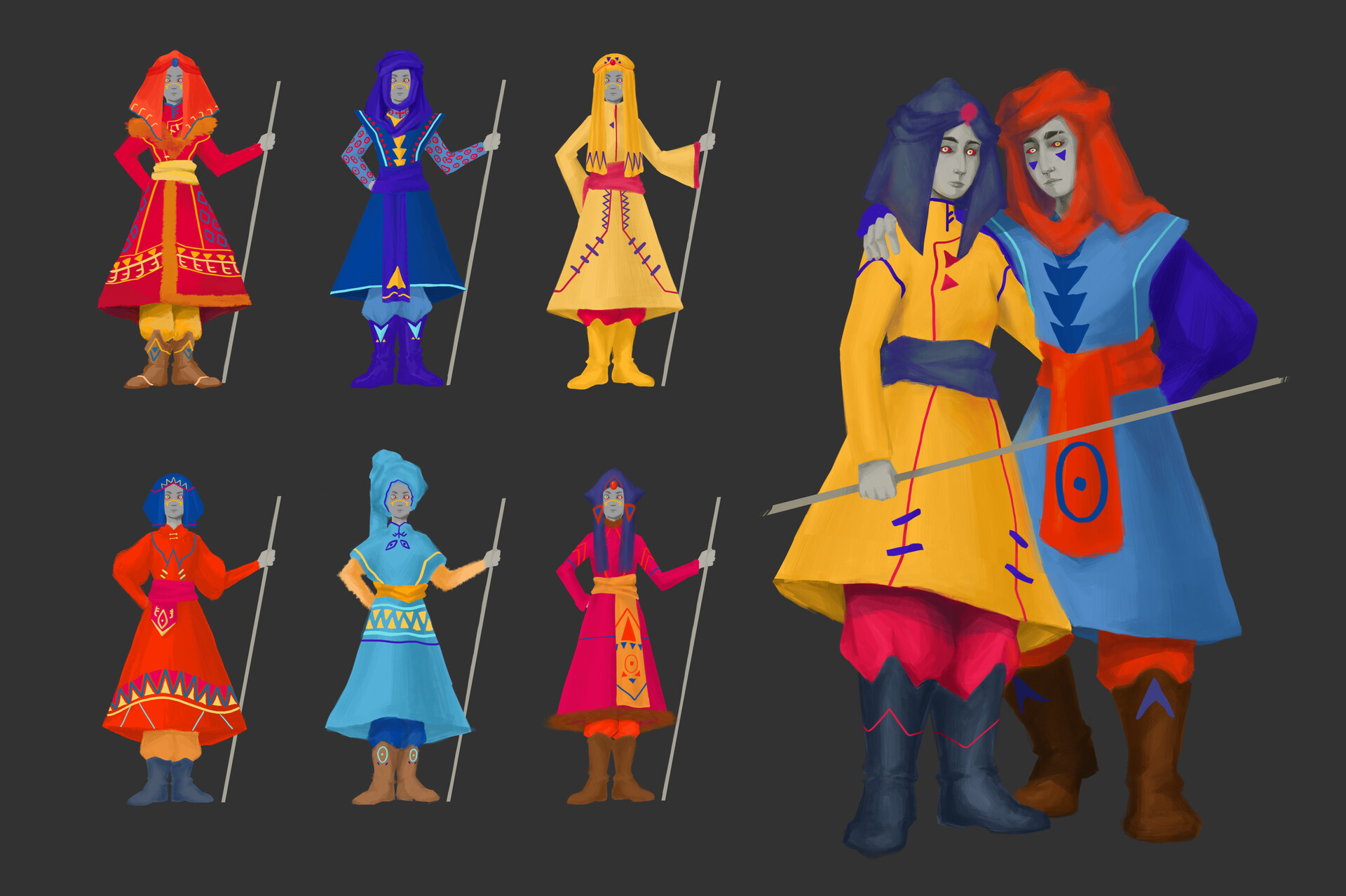 ArtStation - Tribe design