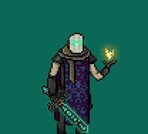ArtStation - Rune master pixel art