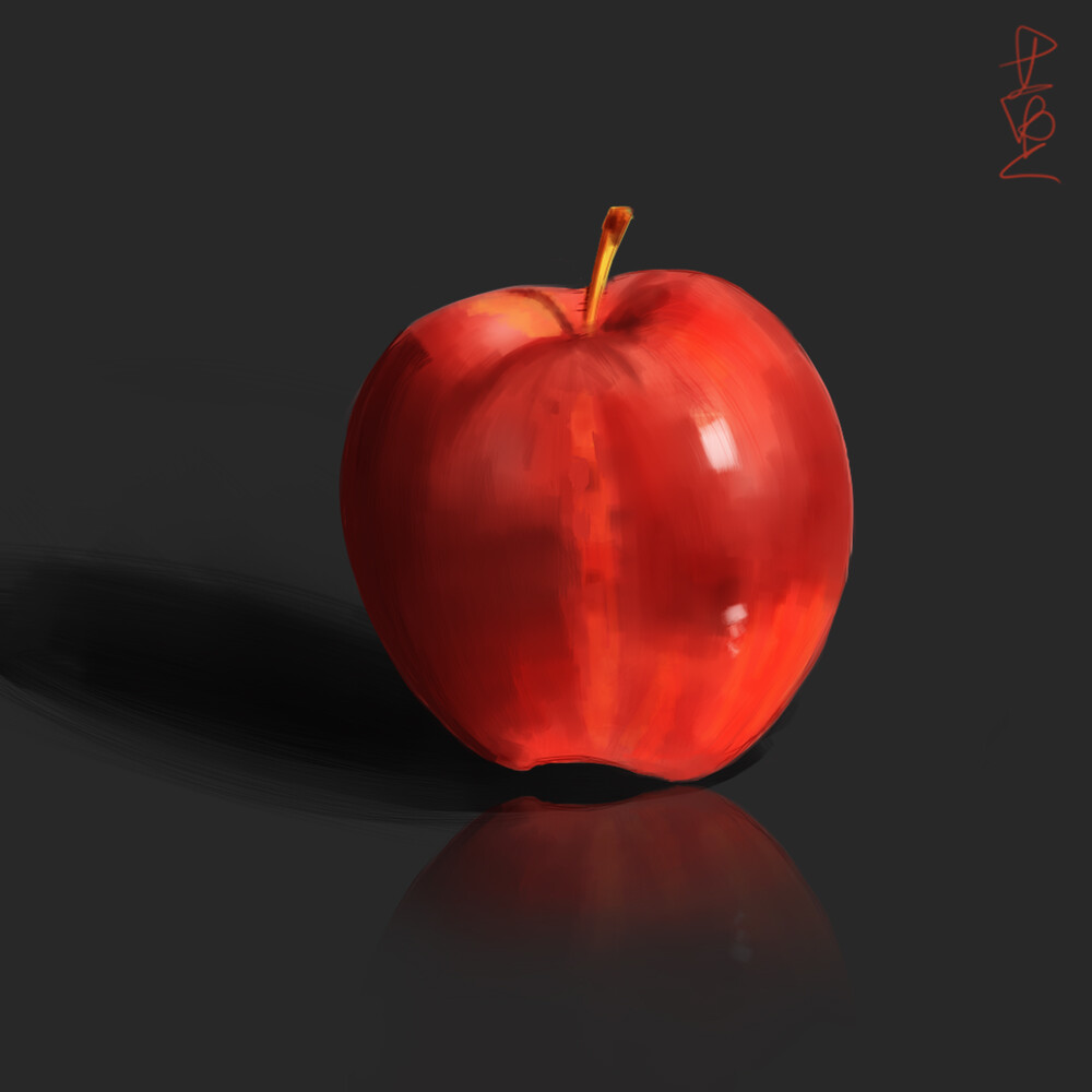 ArtStation - Apple Photo Study