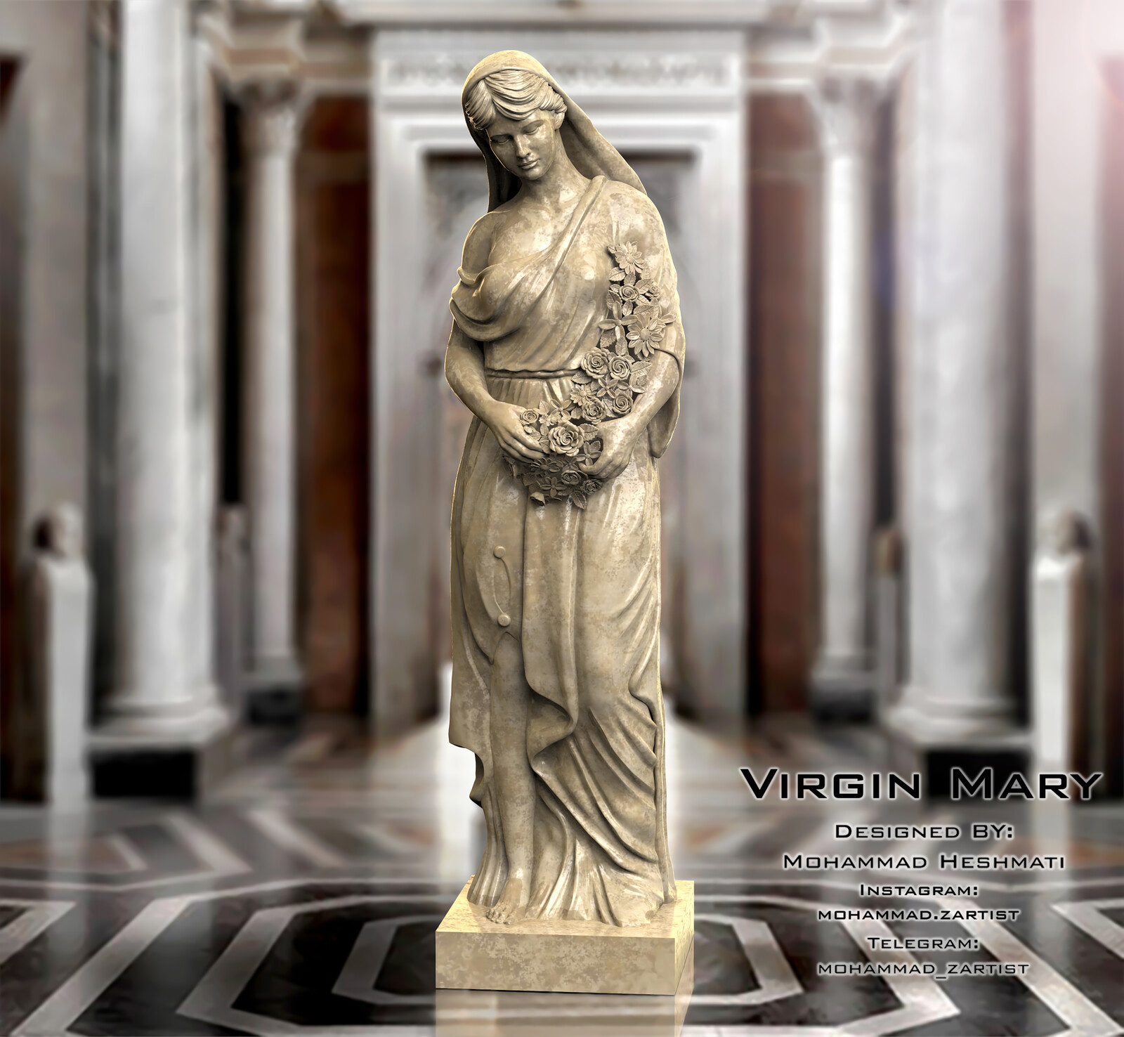 Mohammad Heshmati - Virgin Mary