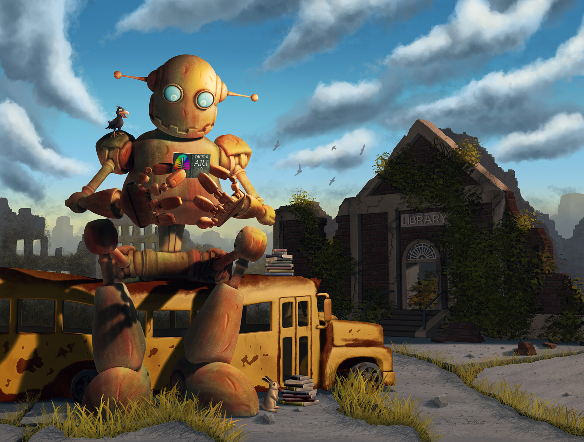 ArtStation - Big Robot Small Book