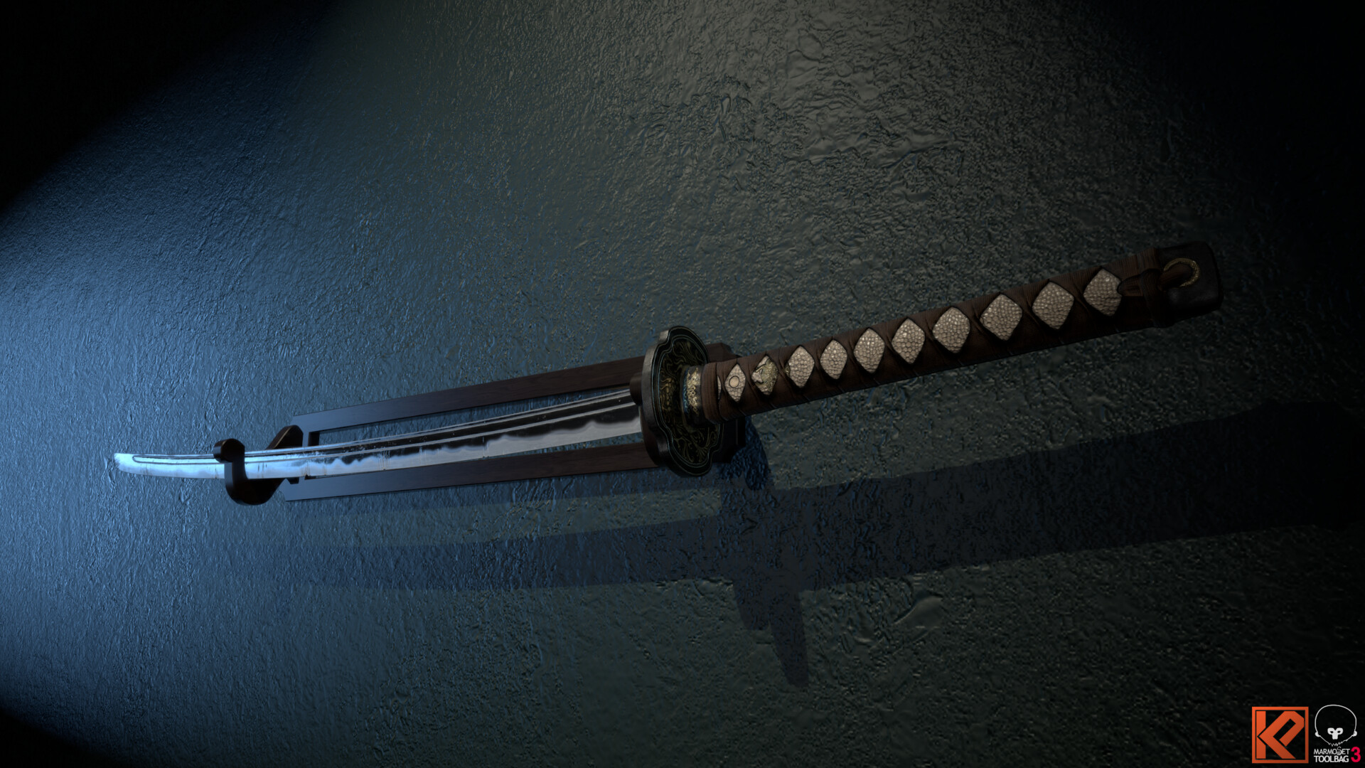 ArtStation - Samurai Sword (Hard-Surface Practice)