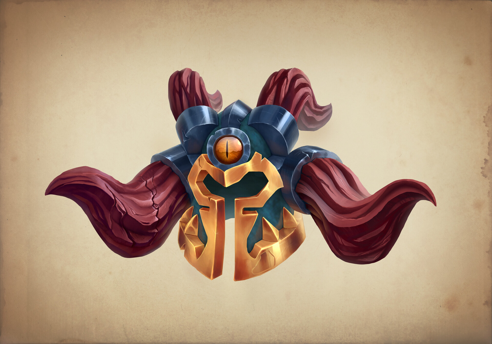 ArtStation - Horned Helm