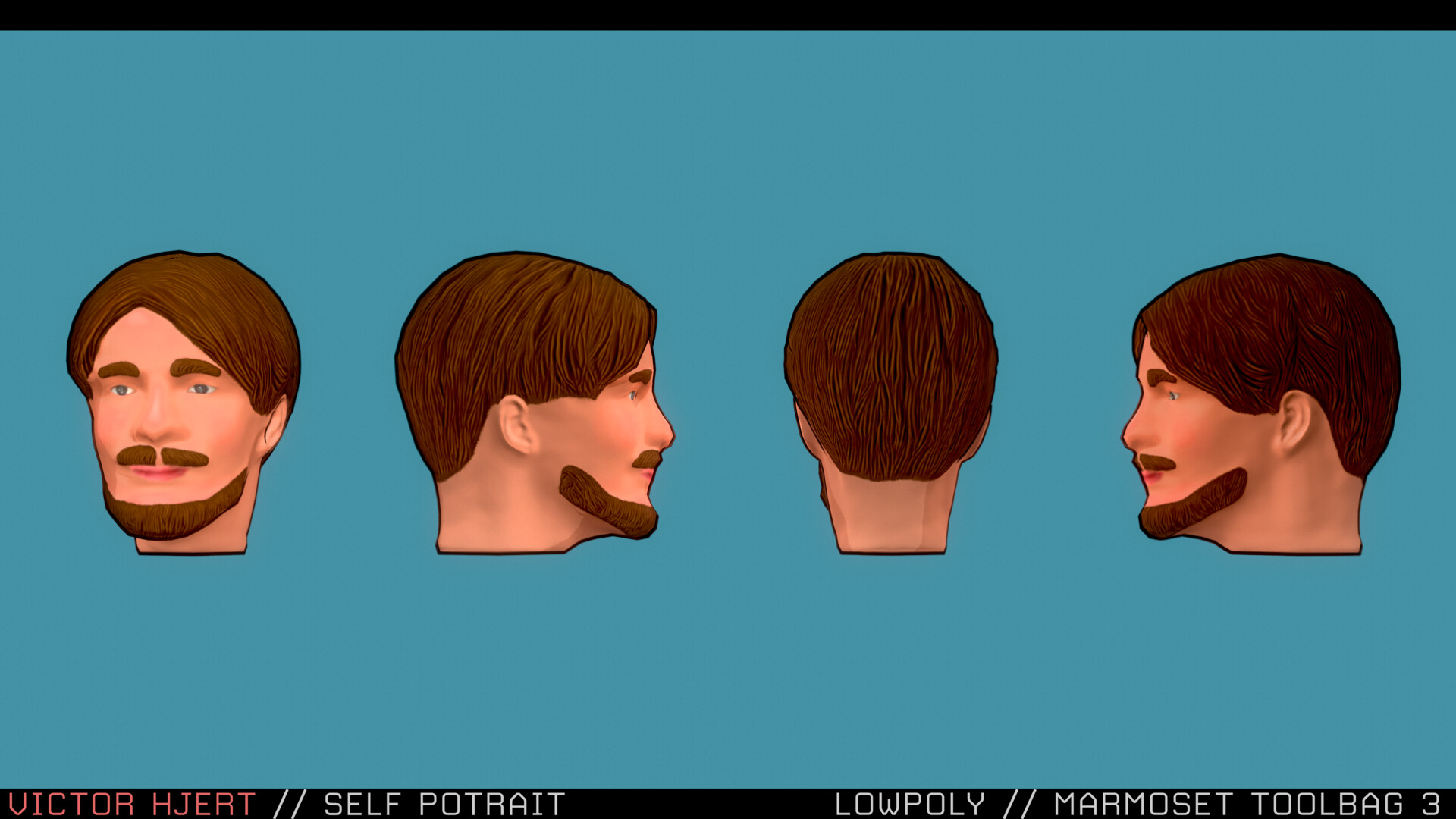 Wictor Hjert - Self Potrait in 3D