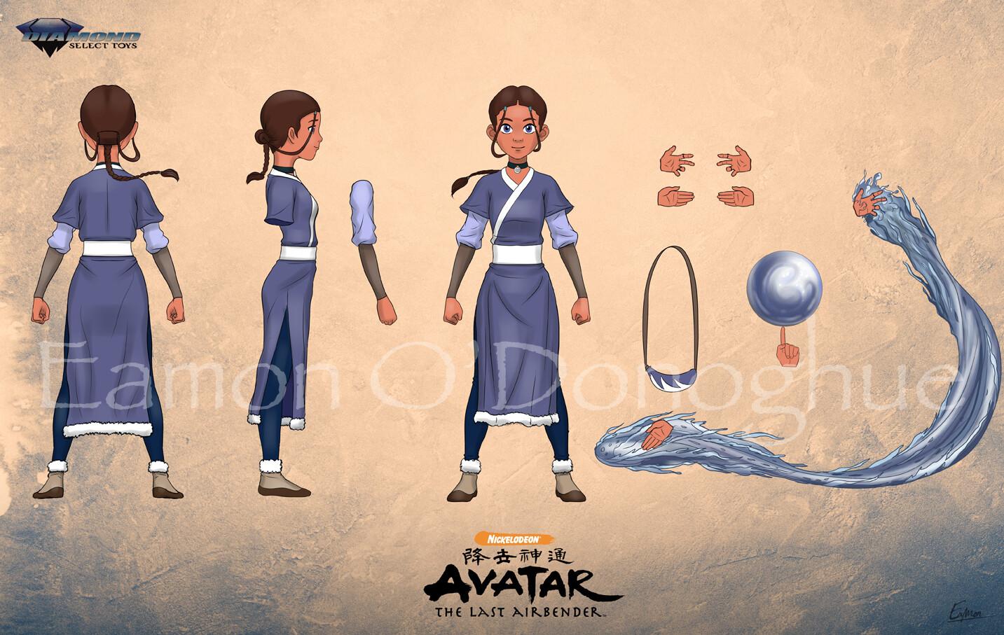 Eamon O'Donoghue - Avatar The Last Airbender Action Figures Wave One