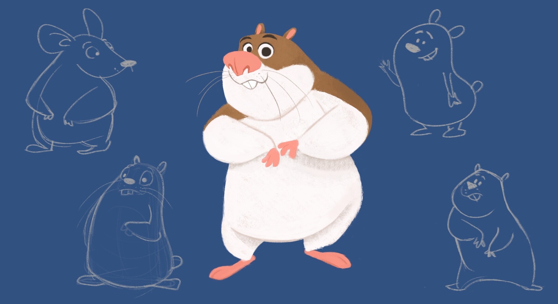 ArtStation - Ted The Hamster