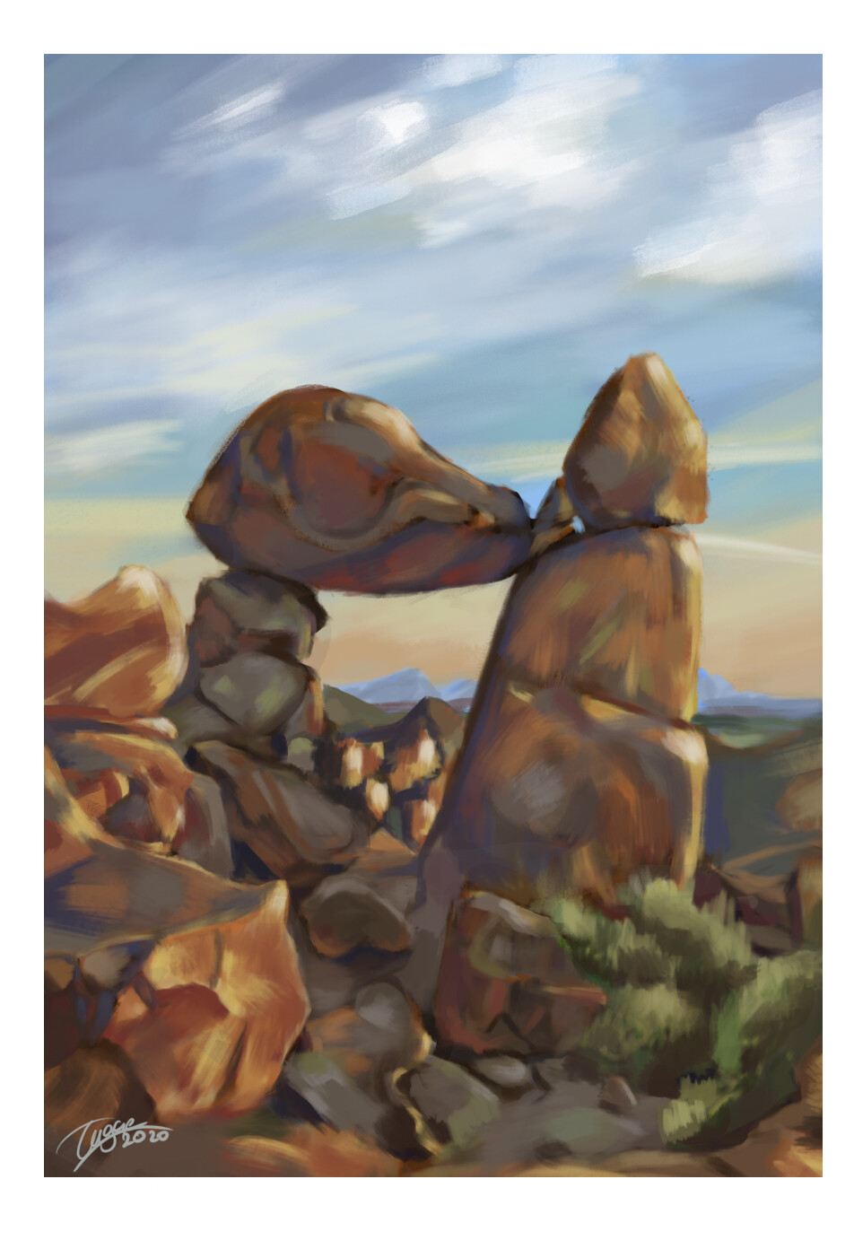 ArtStation - Rock Color Study