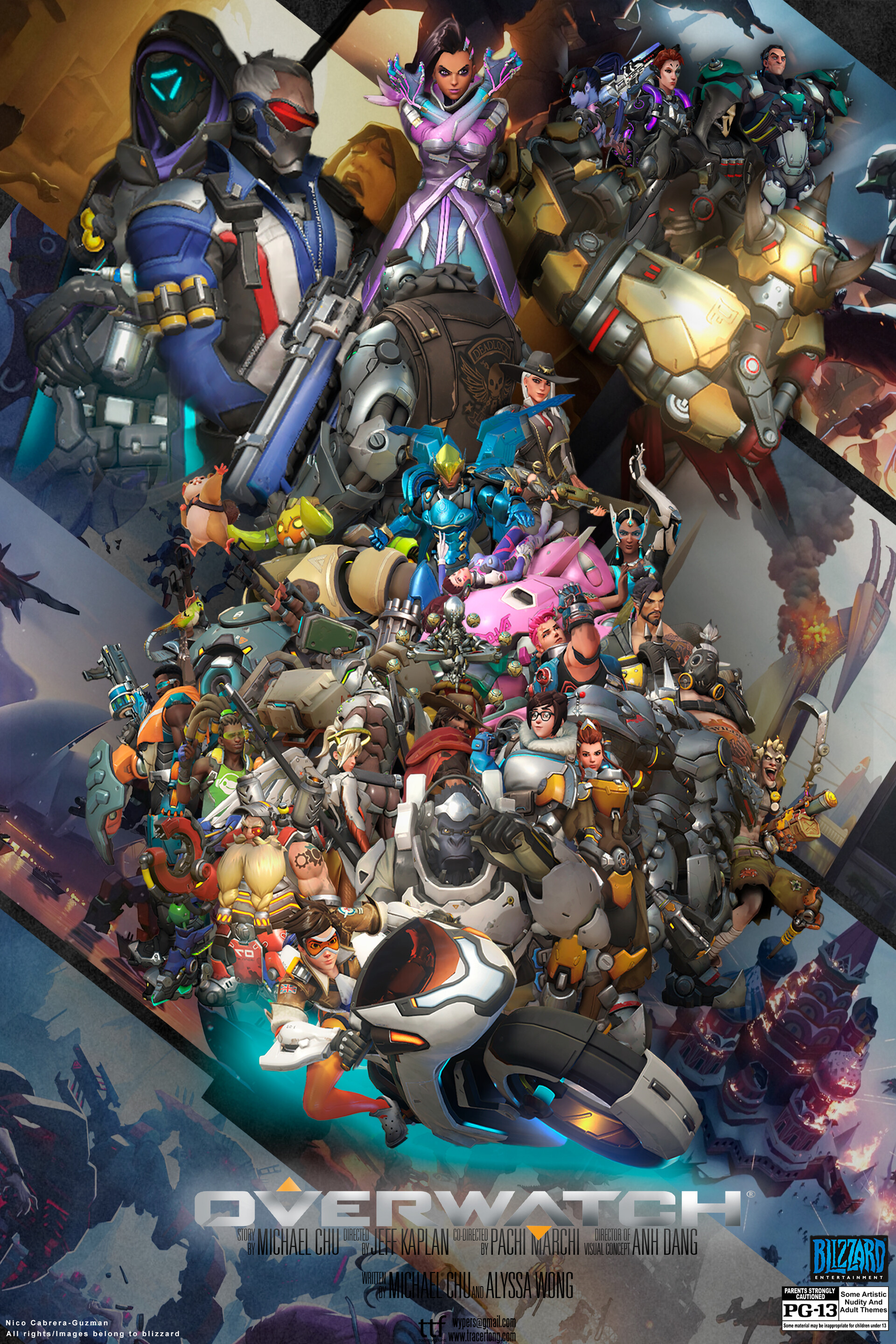 ArtStation - Concept: Overwatch Movie Poster