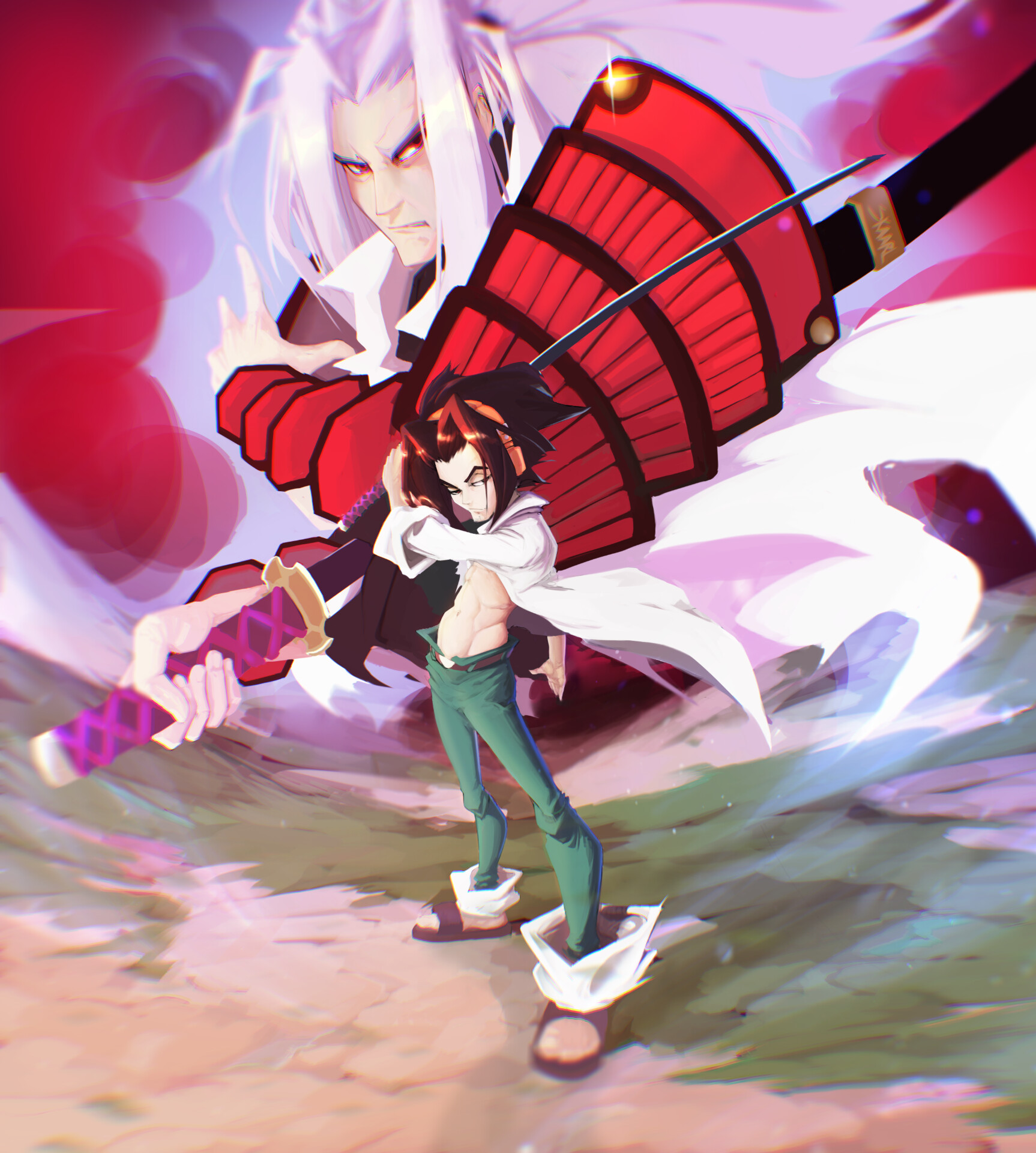 ArtStation - Yoh et Amidamaru